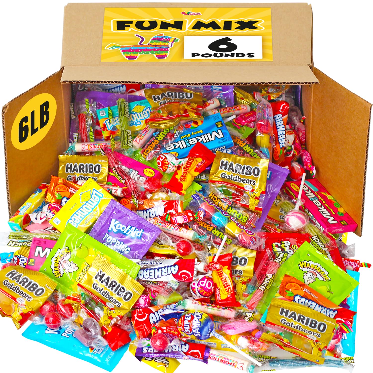 Bulk Candy Assortment 6 Pounds Valentines Day Candies Bulk Pinata ...