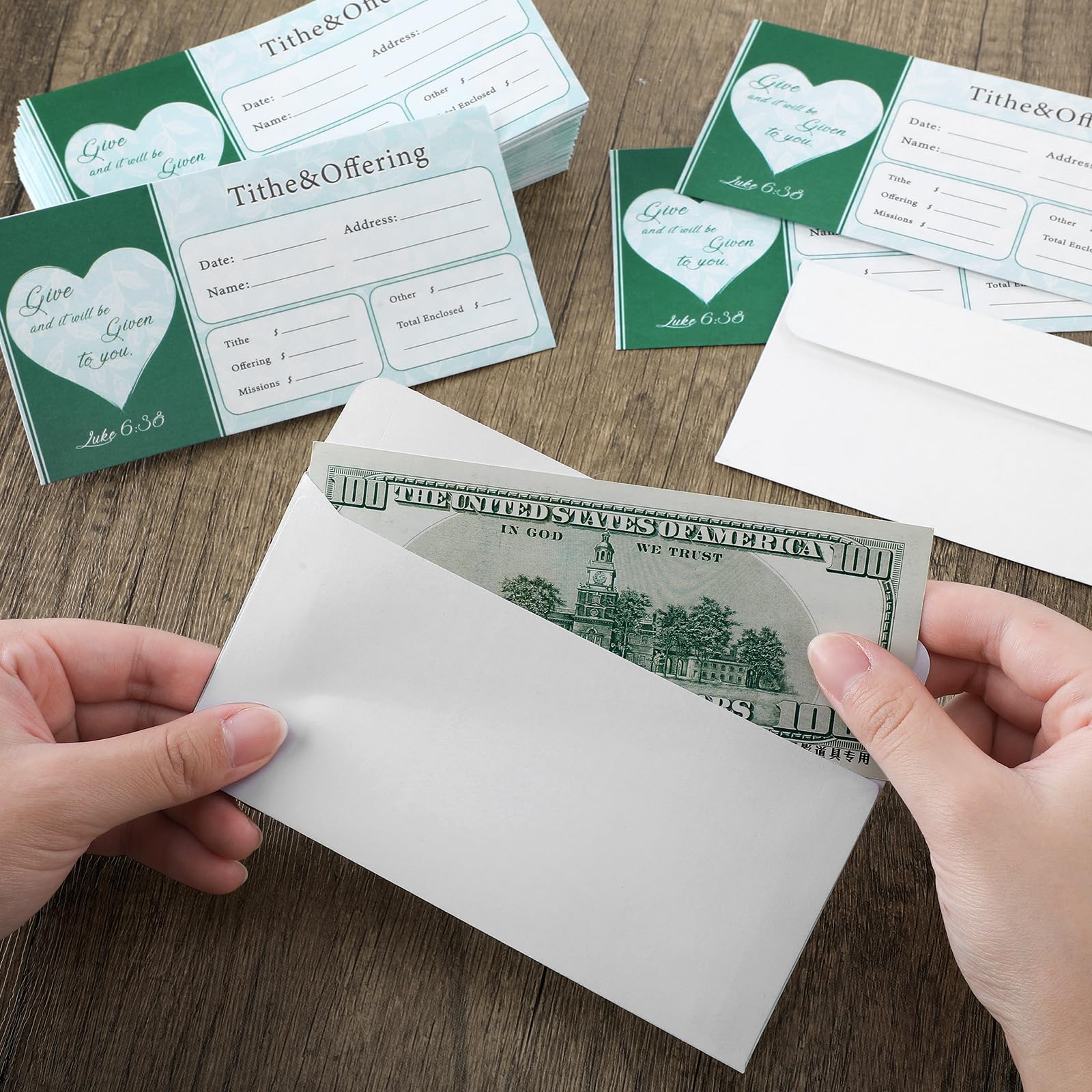 Snapklik.com : Woanger 1000 Count Church Offering Envelopes Tithe ...