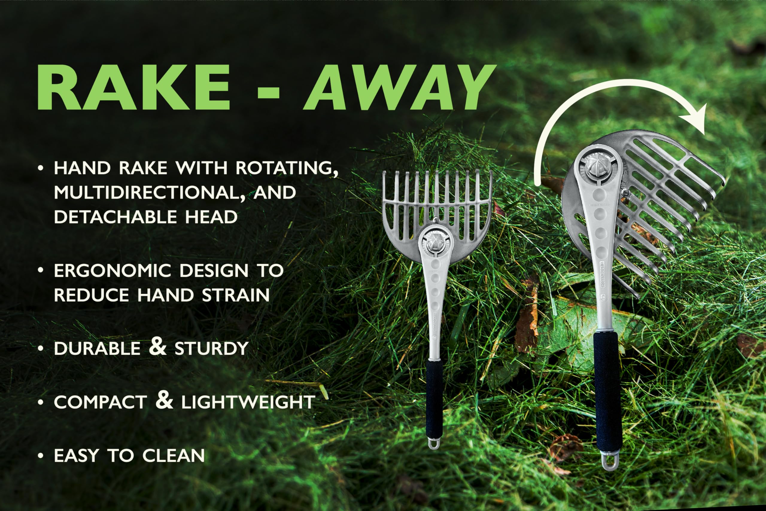 Snapklik.com : Rake-Away Ergonomic And Multidirectional Adjustable Hand ...