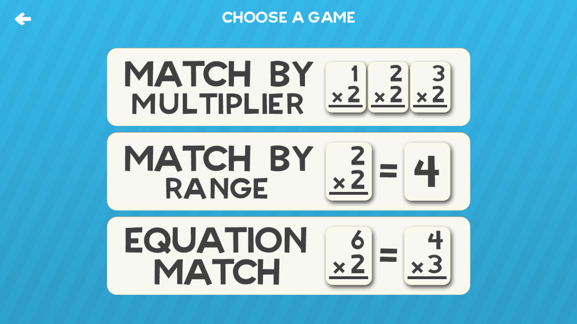 Multiplication Flashcard Quiz and Match Games for kids in 2nd, 3rd and ...