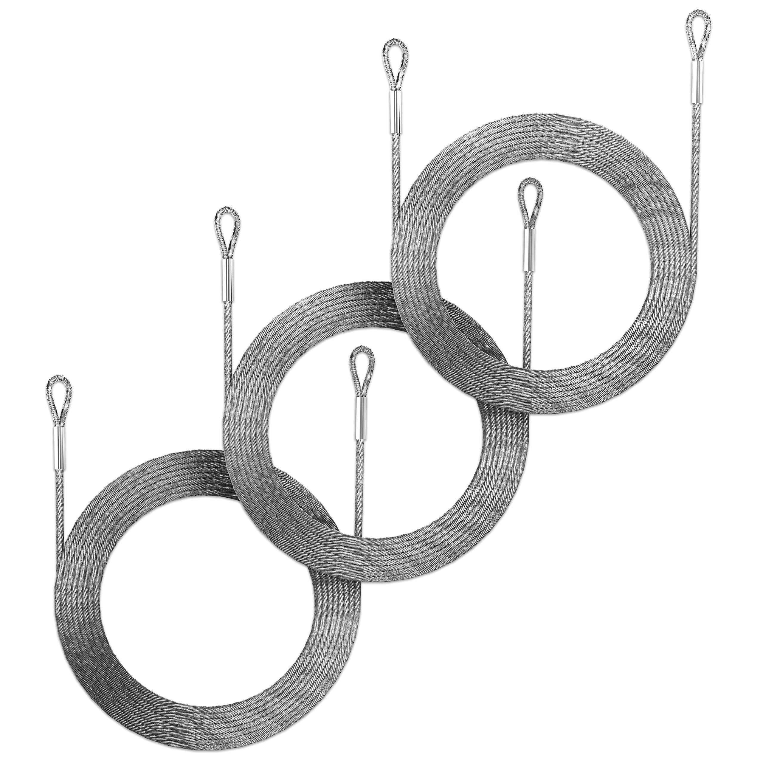 Amazon.com : ShadeMart 12 Feet Stainless Steel Wire Cable Rope Cable ...