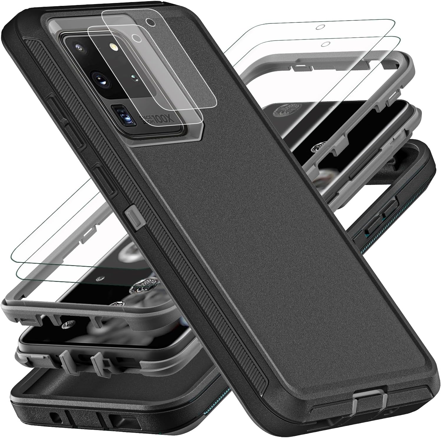 Amazon.com: Galaxy S20 Ultra Case, Clayco [Argos Series] Premium Hybrid ...