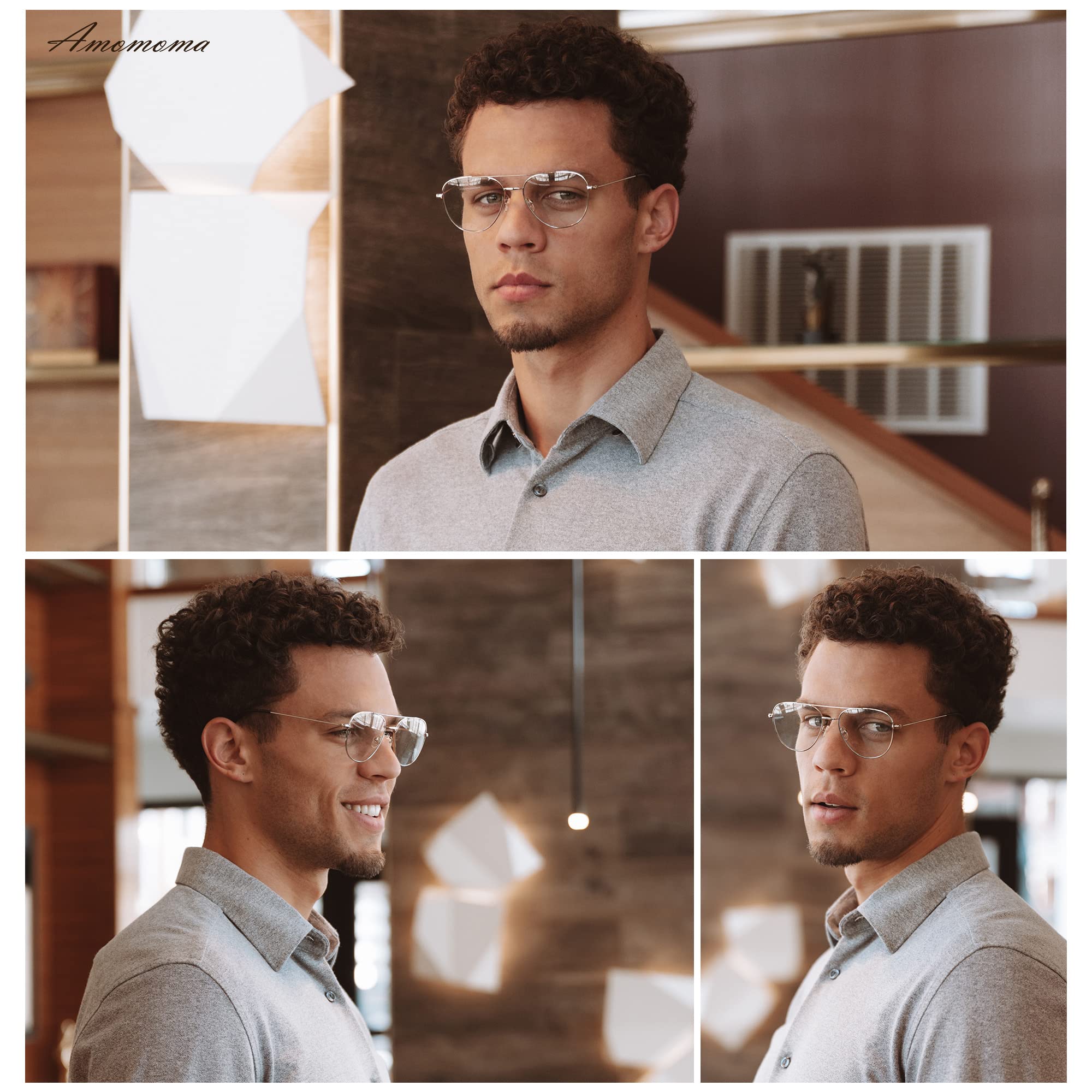 Snapklik.com : 3-Pack Retro Aviator Reading Glasses For Men Women ...