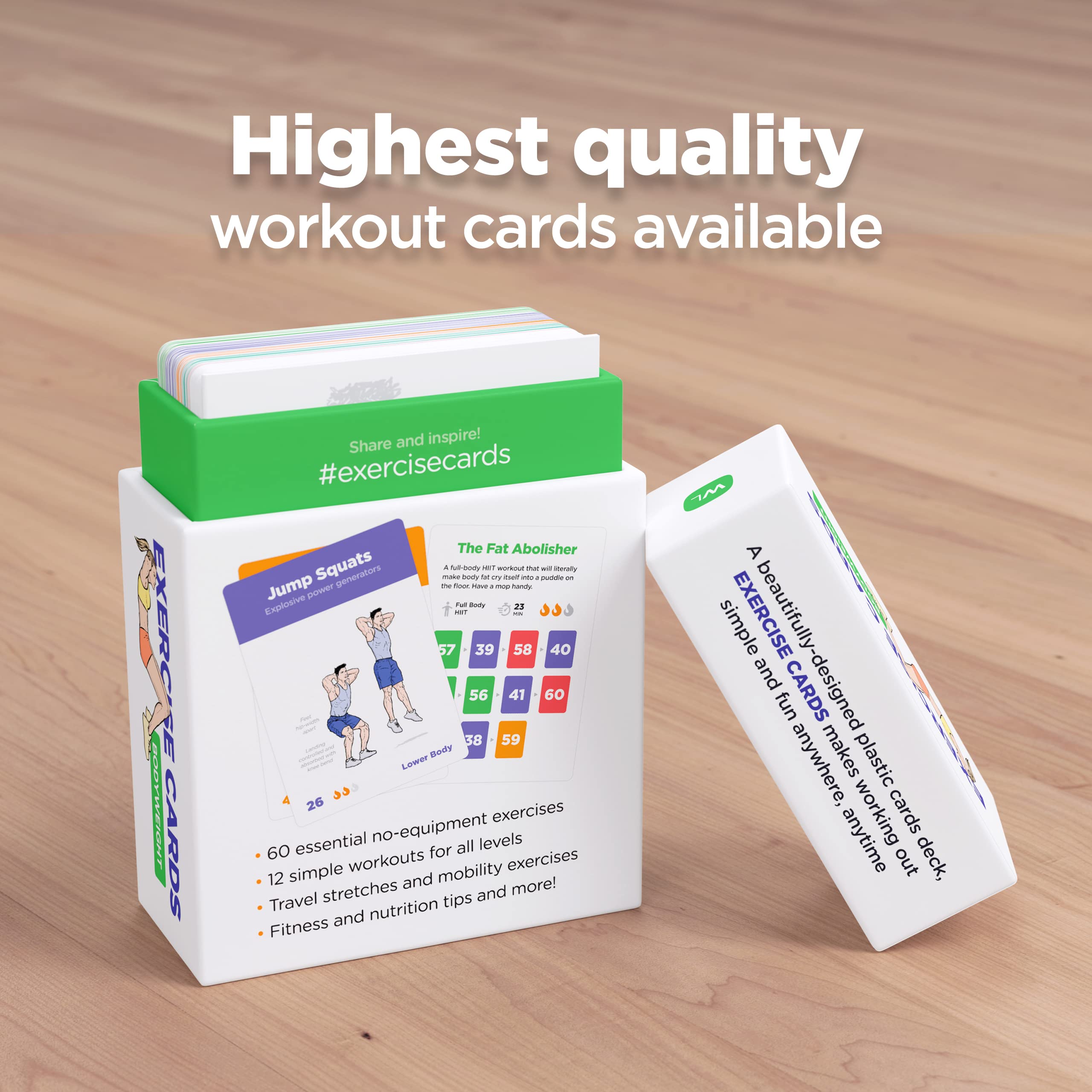 Buy WorkoutLabs Exercise Cards: Bodyweight – Home Workout Cards Deck ...