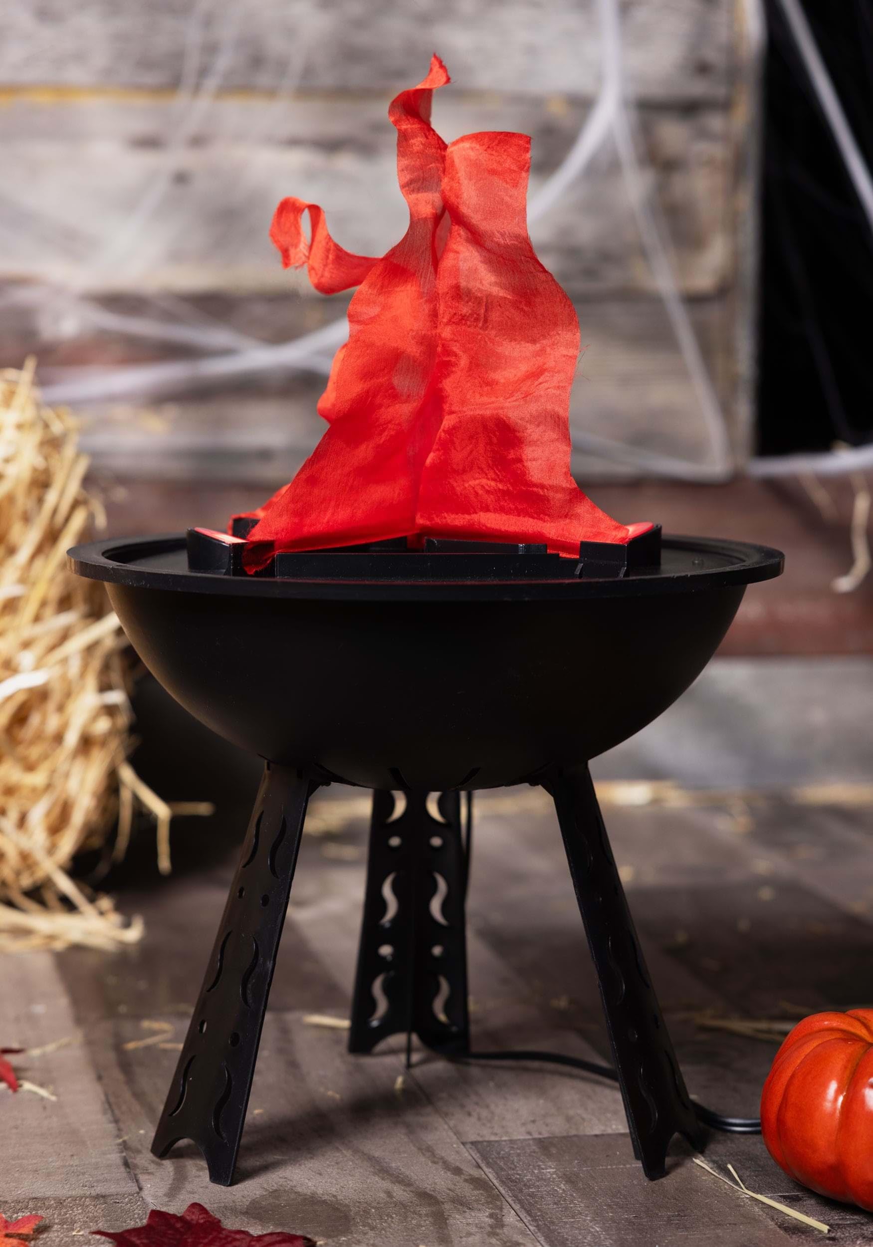 Amazon.com: Fun Costumes Fake Artificial Fire Cauldron with LED Lights ...