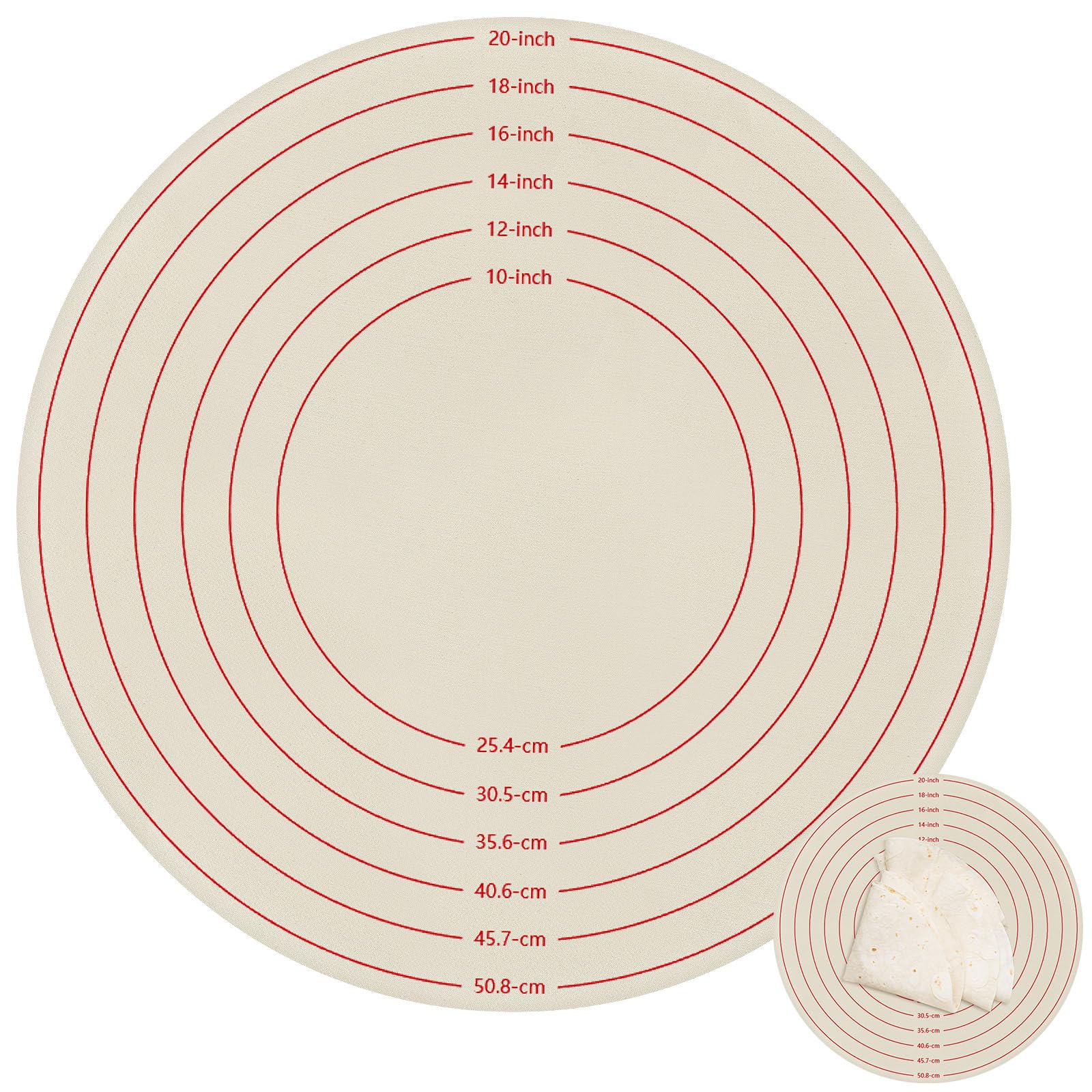 Amazon.com: 20 Inch Christmas Traditional Lefse Making Pastry Cloth ...