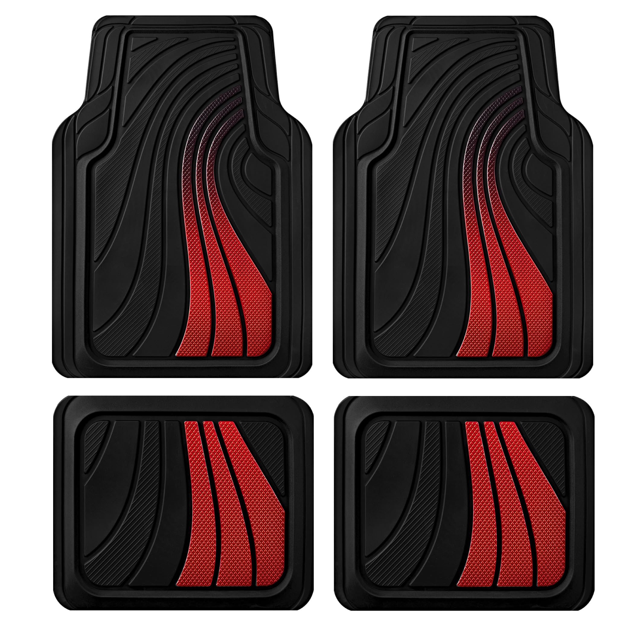 Amazon.com: Road Comforts Rubber Sport Car Floor Mat - All-Weather ...