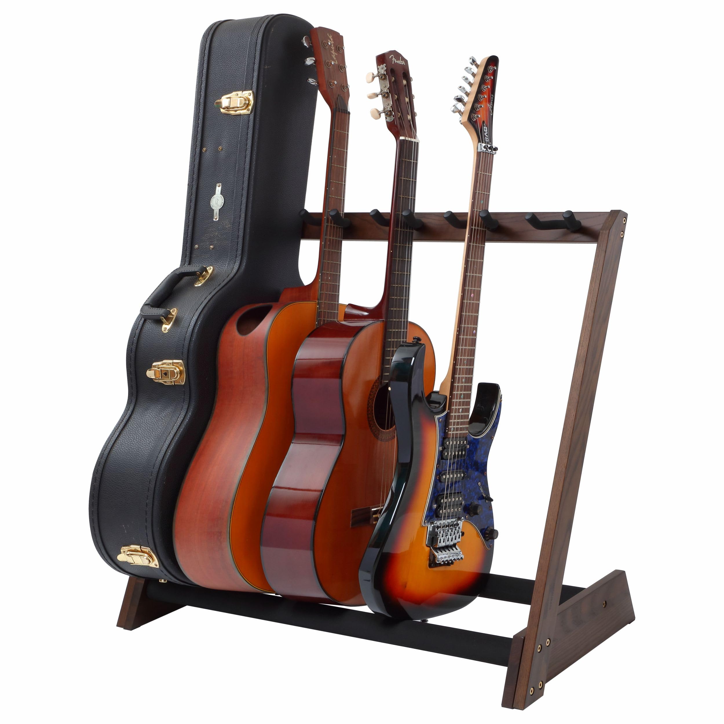 Amazon.com: Nefelibata Multi-Purpose Guitar Stand 5 Stands Wooden ...