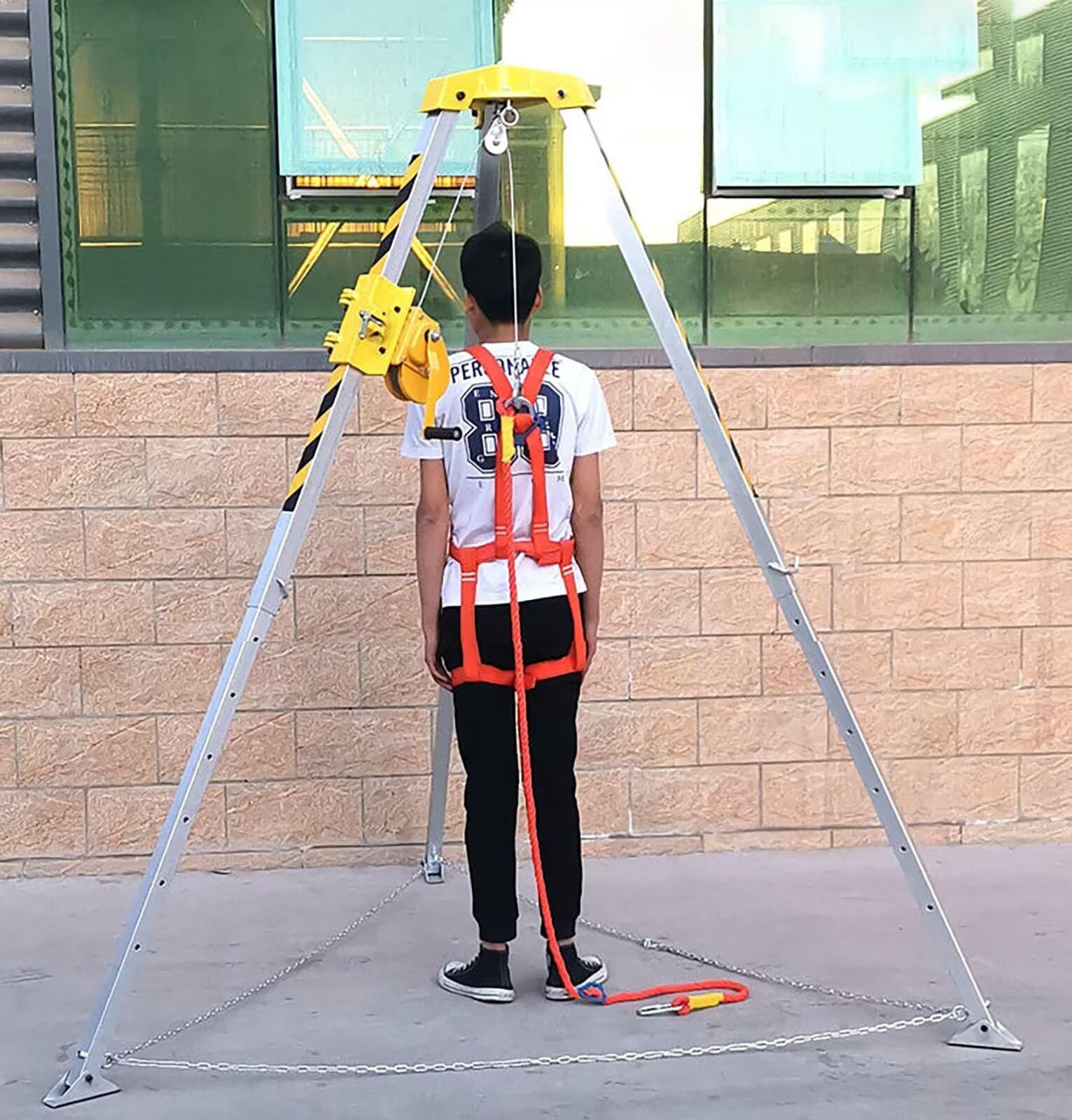 Buy Confined Space Tripod with 1200lbs Winch Confined Space Kit 7' Legs ...