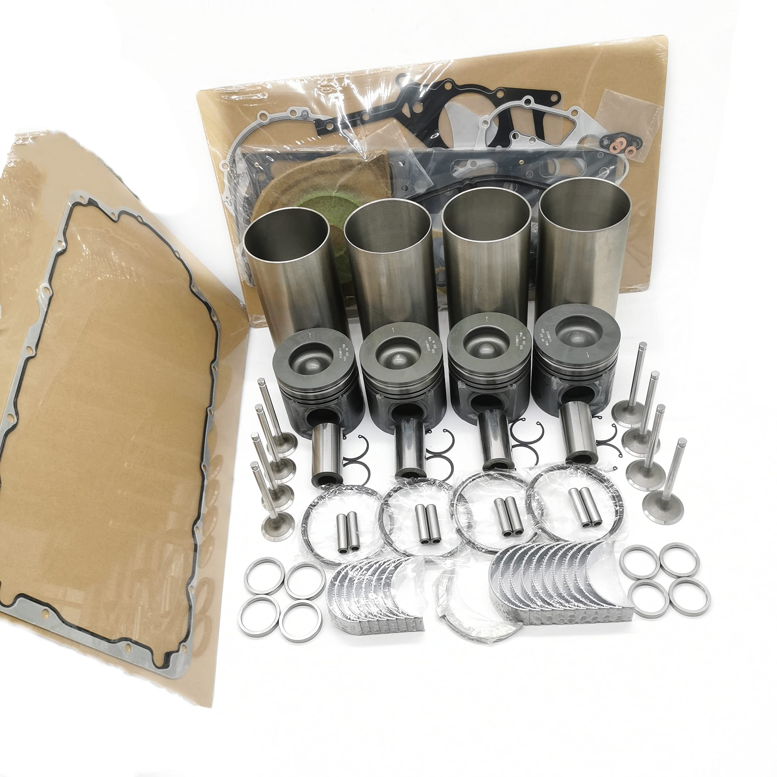 Amazon.com: Kit de reconstrucción de revisión para motor Caterpillar CAT 3054 3054C 3054E para ...