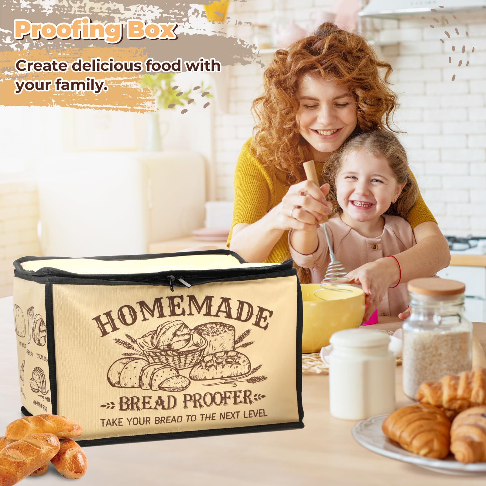 Sourdough Proofing Box Bread Proofing Box With Heater | 150W, 43L ...