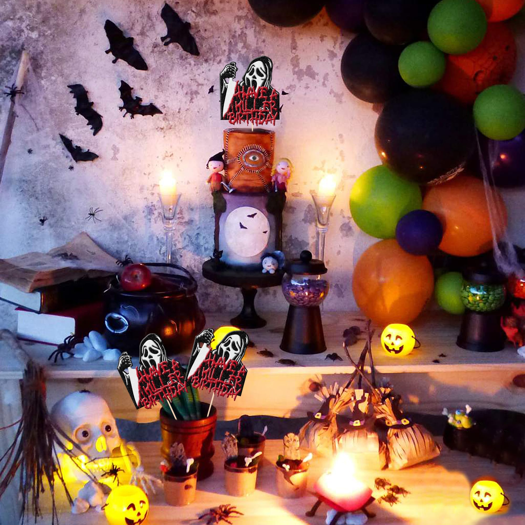 Cake Kill Buy Have A Killer Birthday Party Cake Topper And Halloween ...