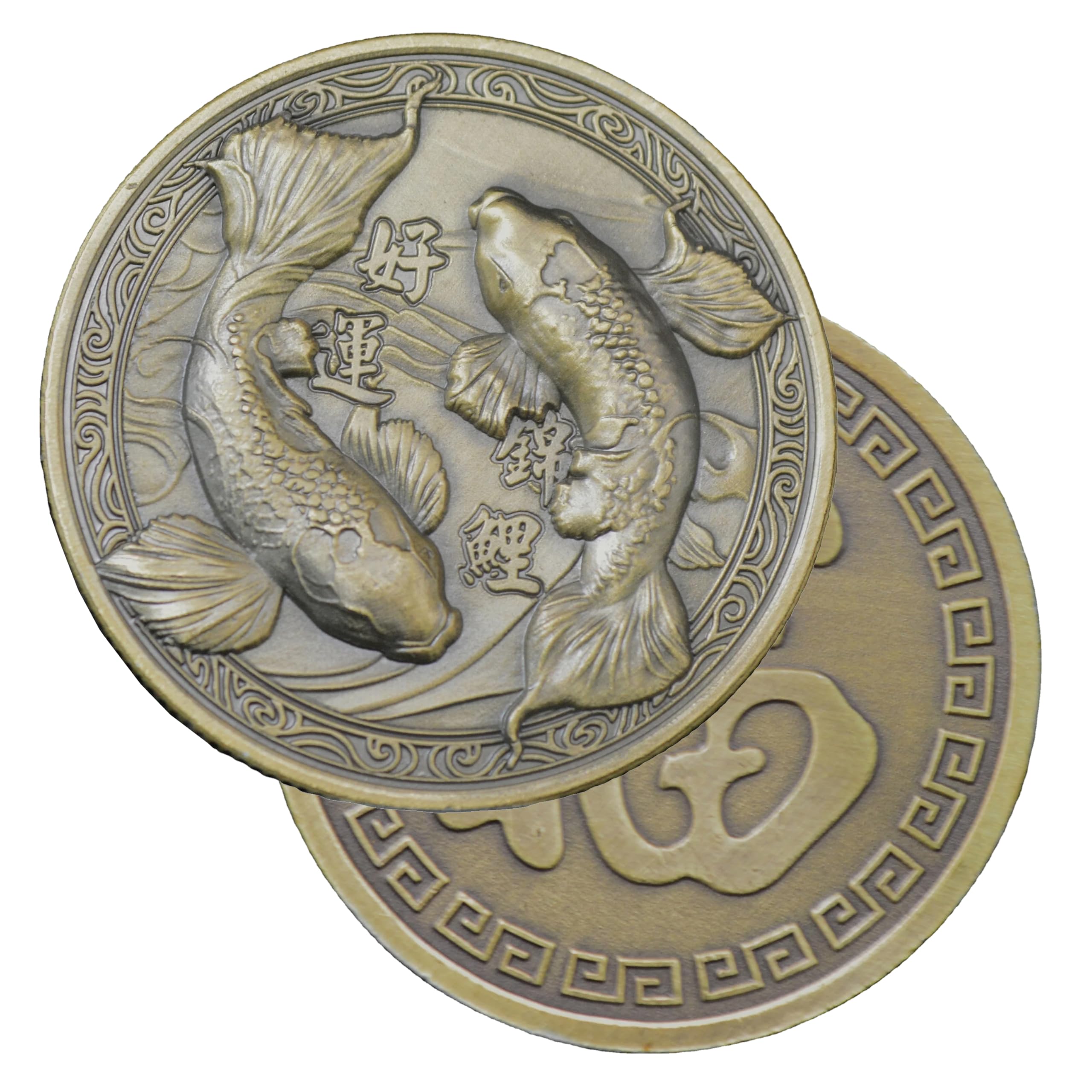 Alloy Lucky Coin For Scratching Lottery 1.57 Inch Chinese Dragon ...