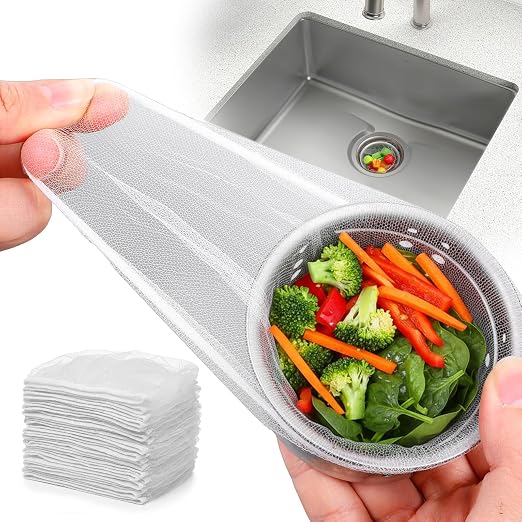 Amazon.com: 400 Pcs Disposable Mesh Sink Strainer Bags, Kitchen Sink ...
