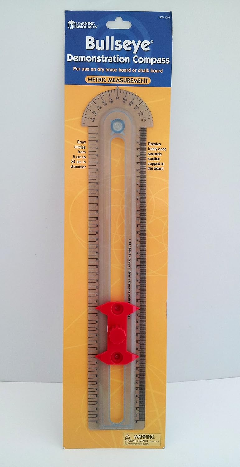 LEARNING RESOURCES BULLSEYE DEMONSTRATION COMPASS METRIC : Amazon.ca: Home