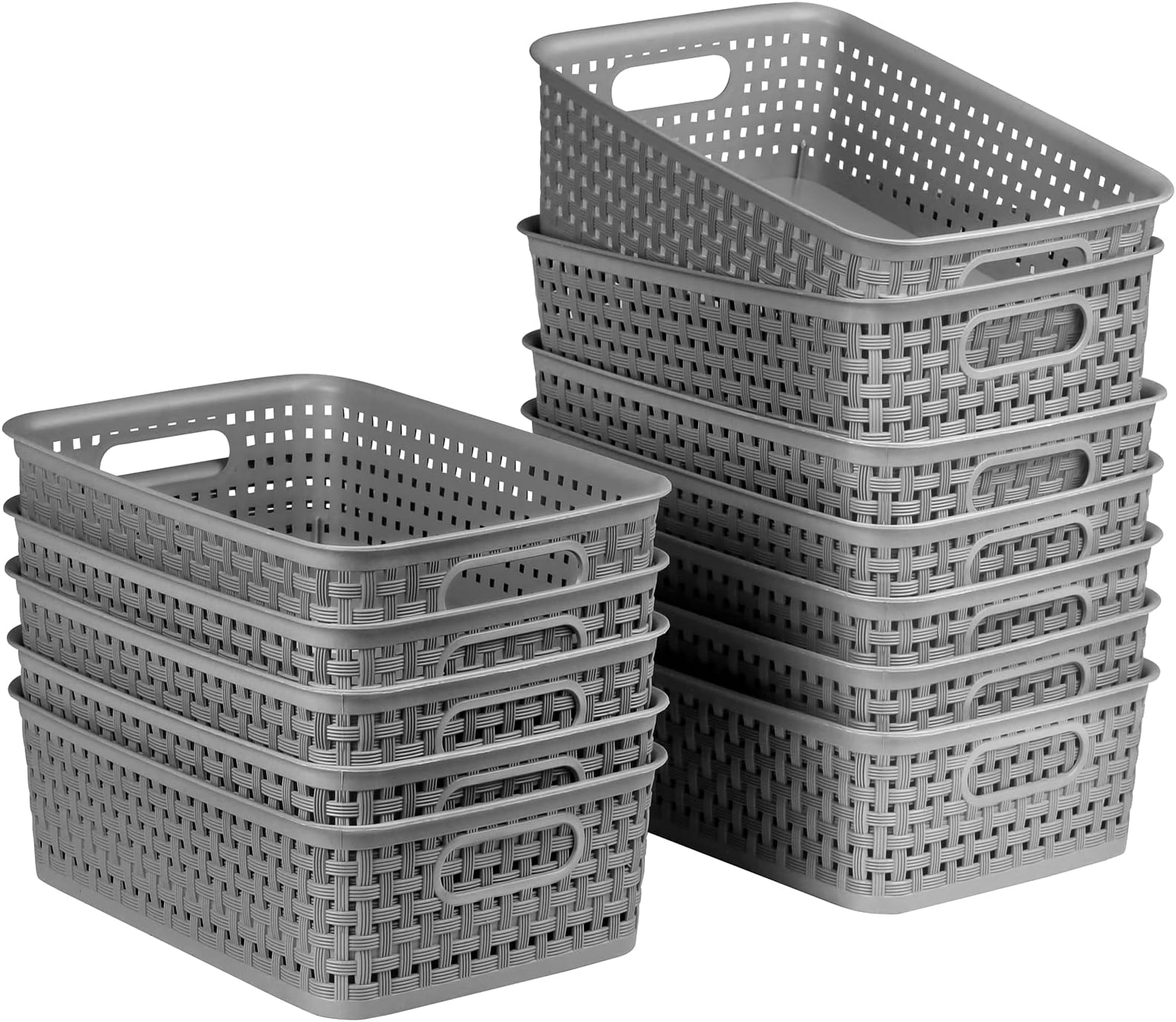 Amazon.com: Ortodayes Plastic Storage Basket Tray, Mini Storage Trays ...