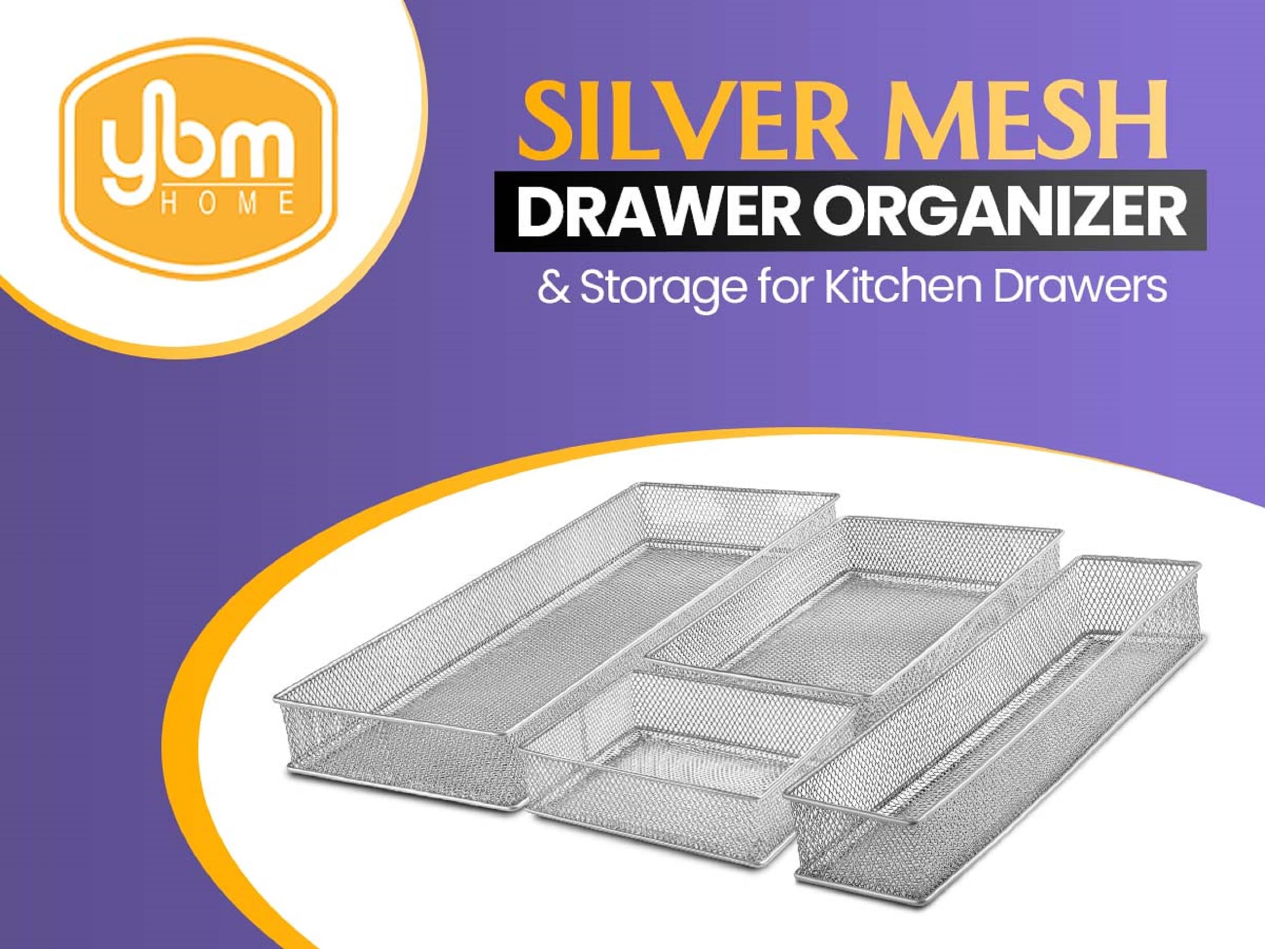 Snapklik.com : White Mesh Drawer Cabinet And Or Shelf Organizer Bins