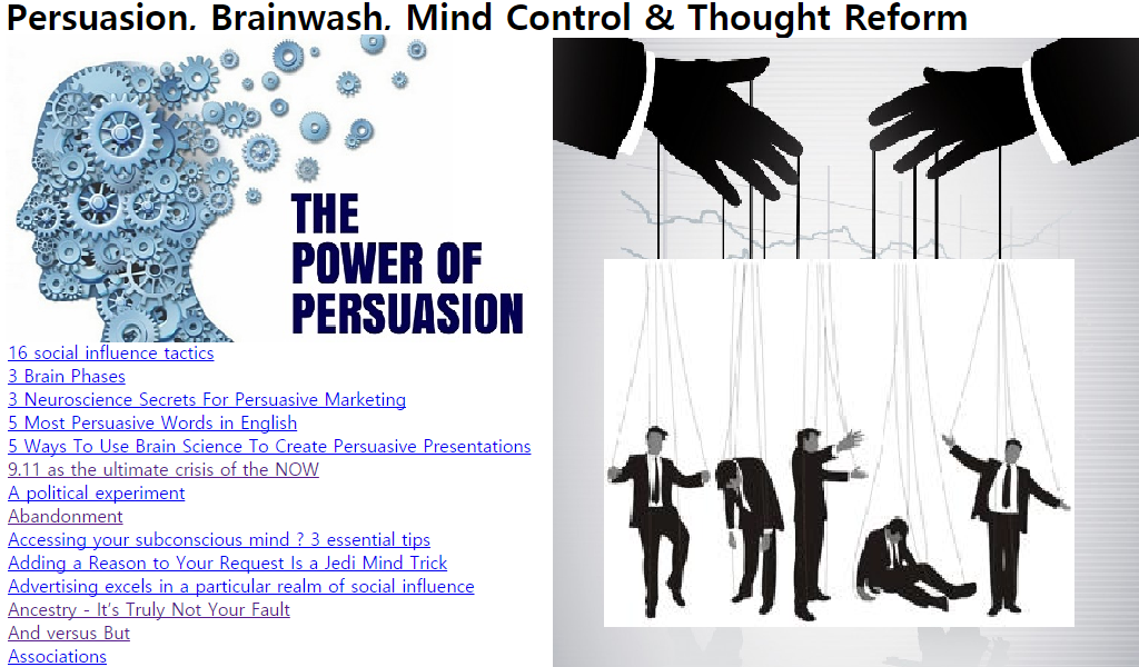 PERSUASION, BRAINWASH and MIND CONTROL - App on Amazon Appstore