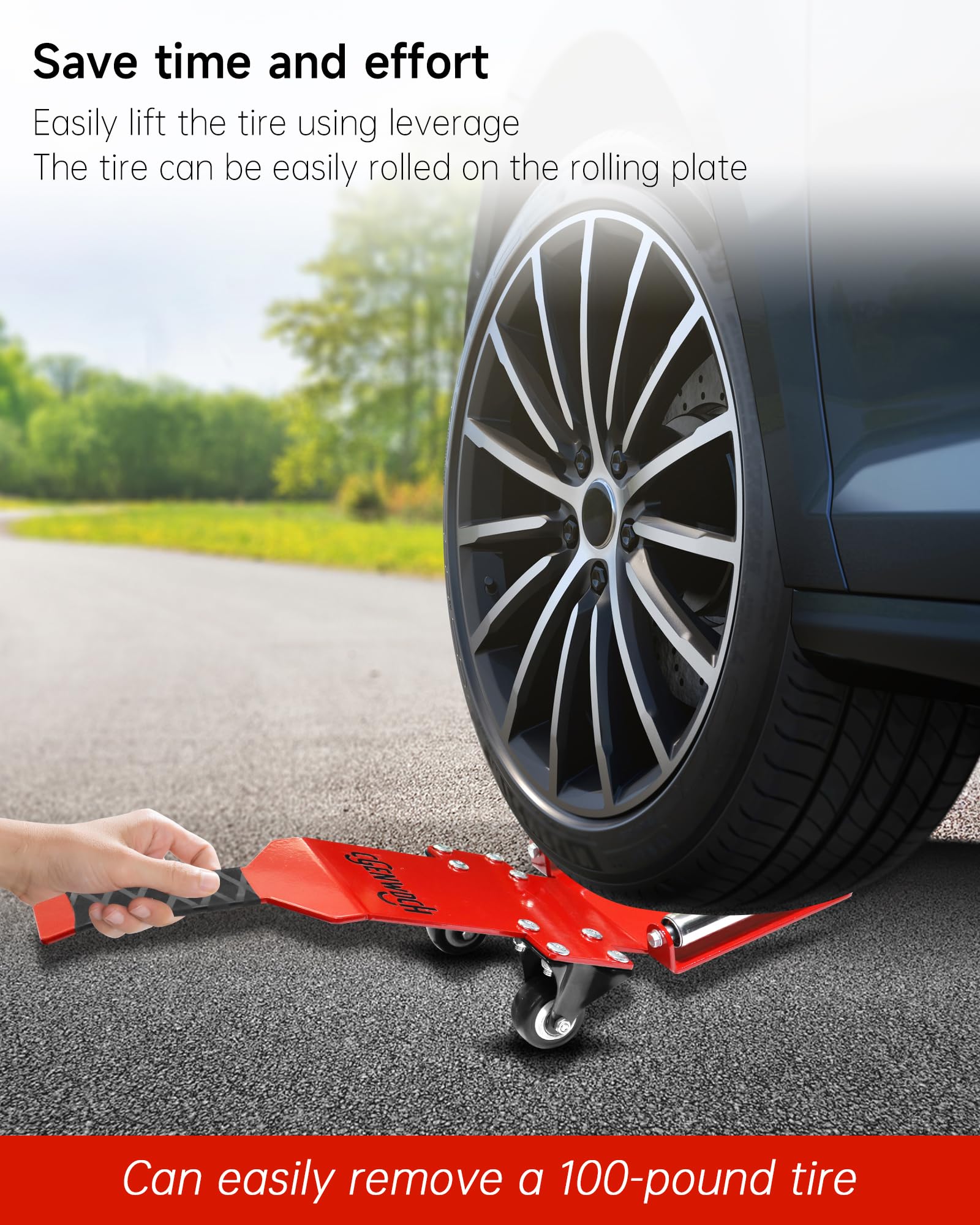Snapklik.com : Portable Tire Jack Tool