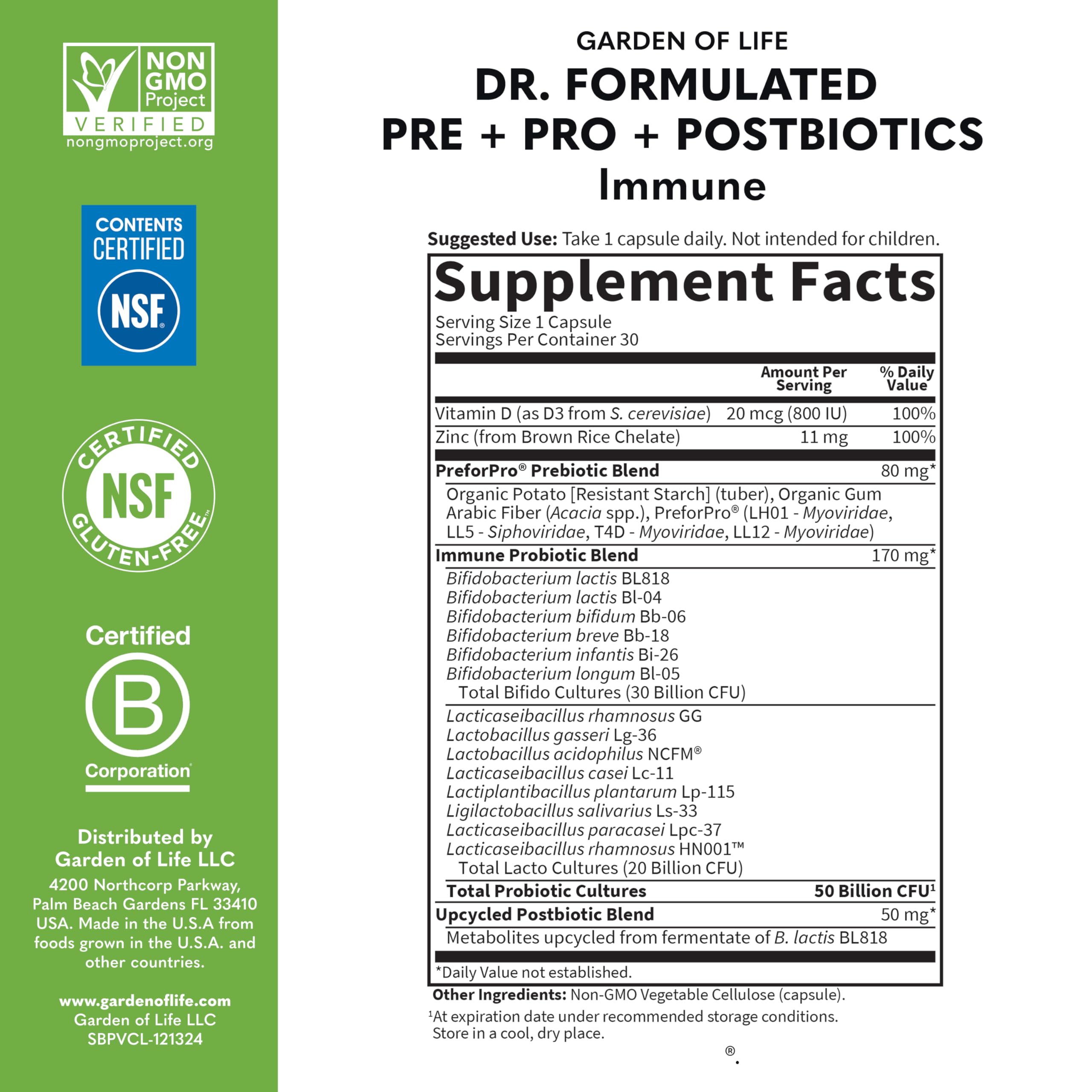 Snapklik.com : Garden Of Life Probiotics Immune