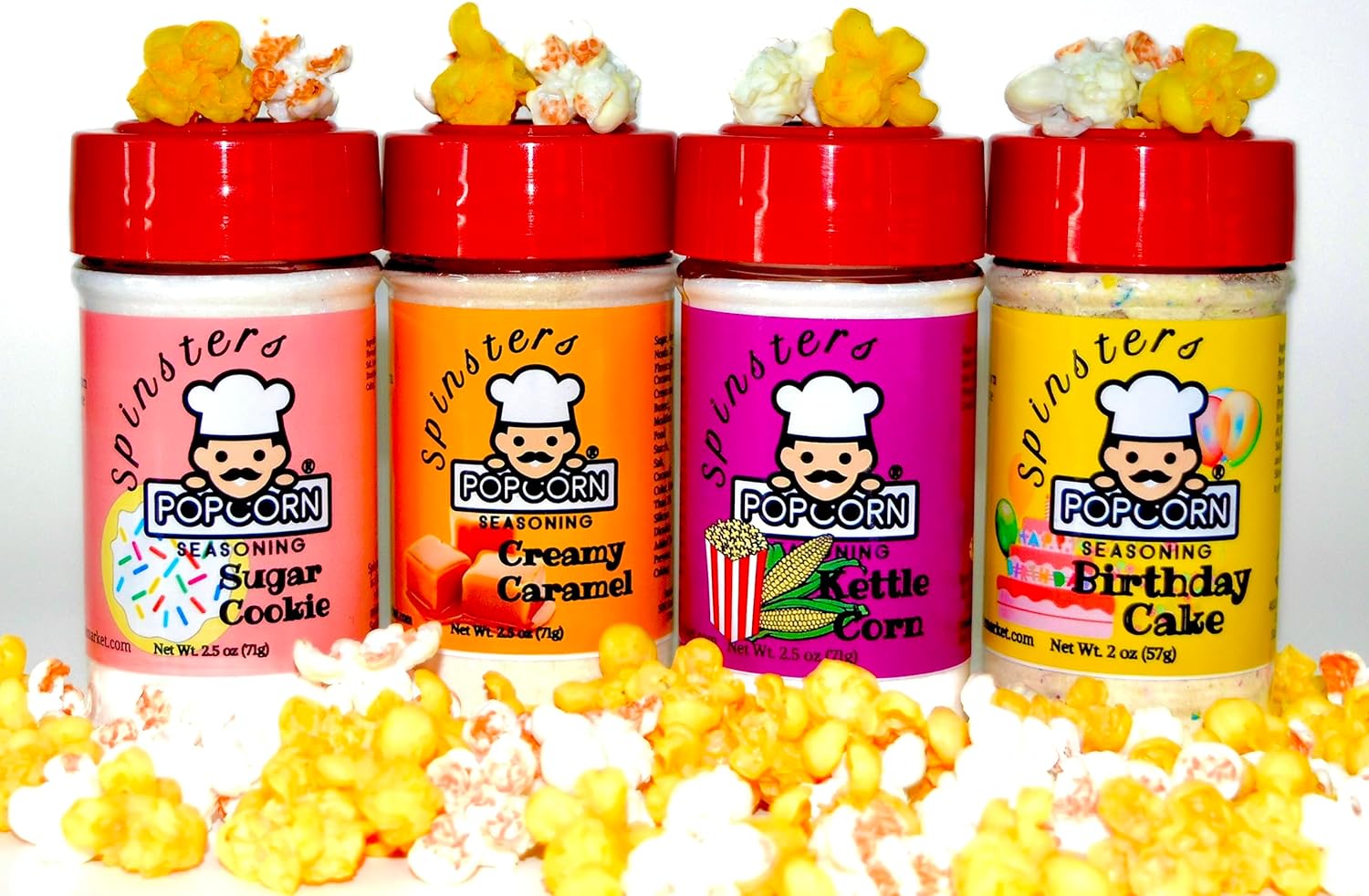 Amazon.com : Spinsters Popcorn Seasoning Variety Pack - Sugar Cookie ...