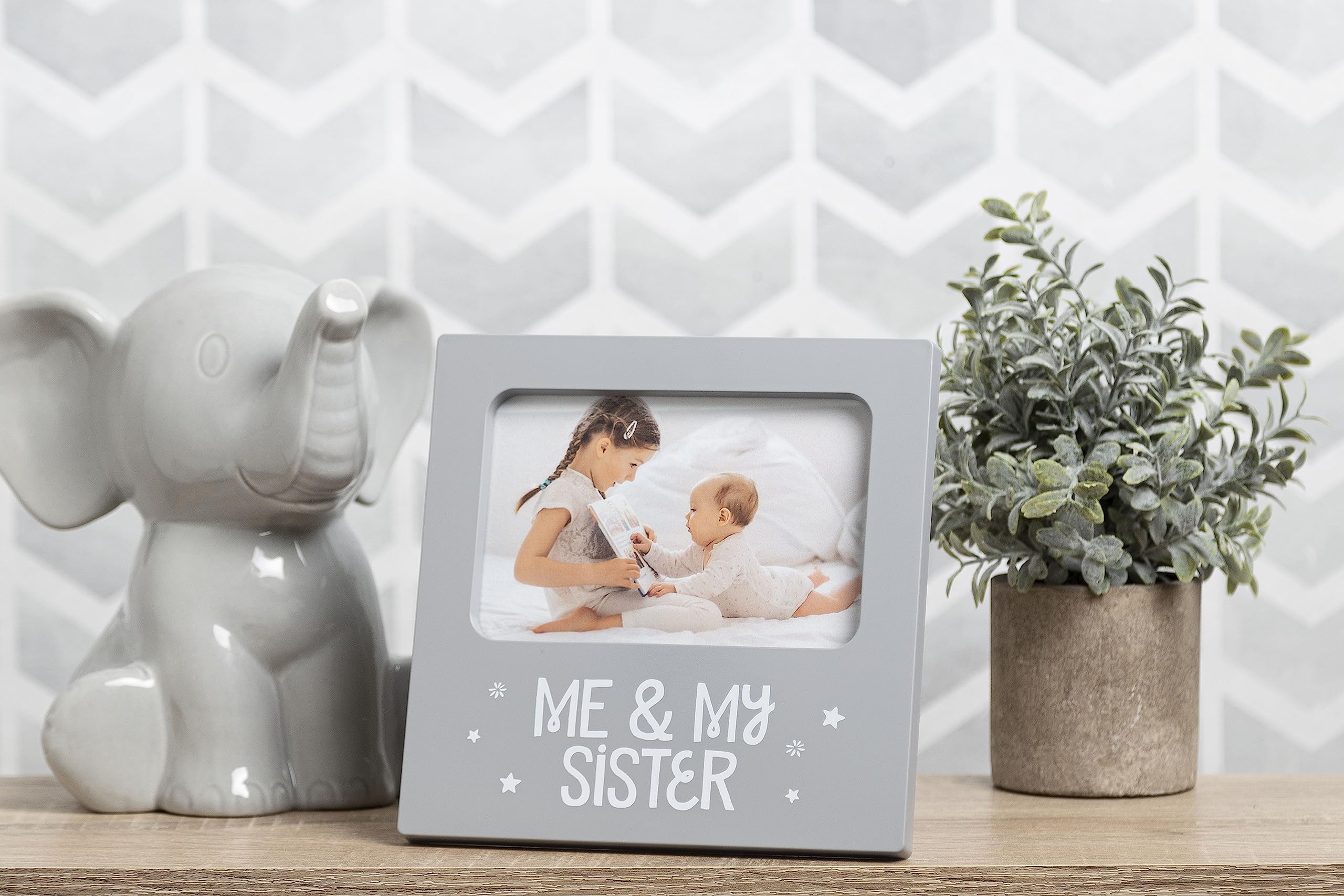 Snapklik.com : Tiny Ideas Me And My Sister Baby Keepsake Frame, Baby ...