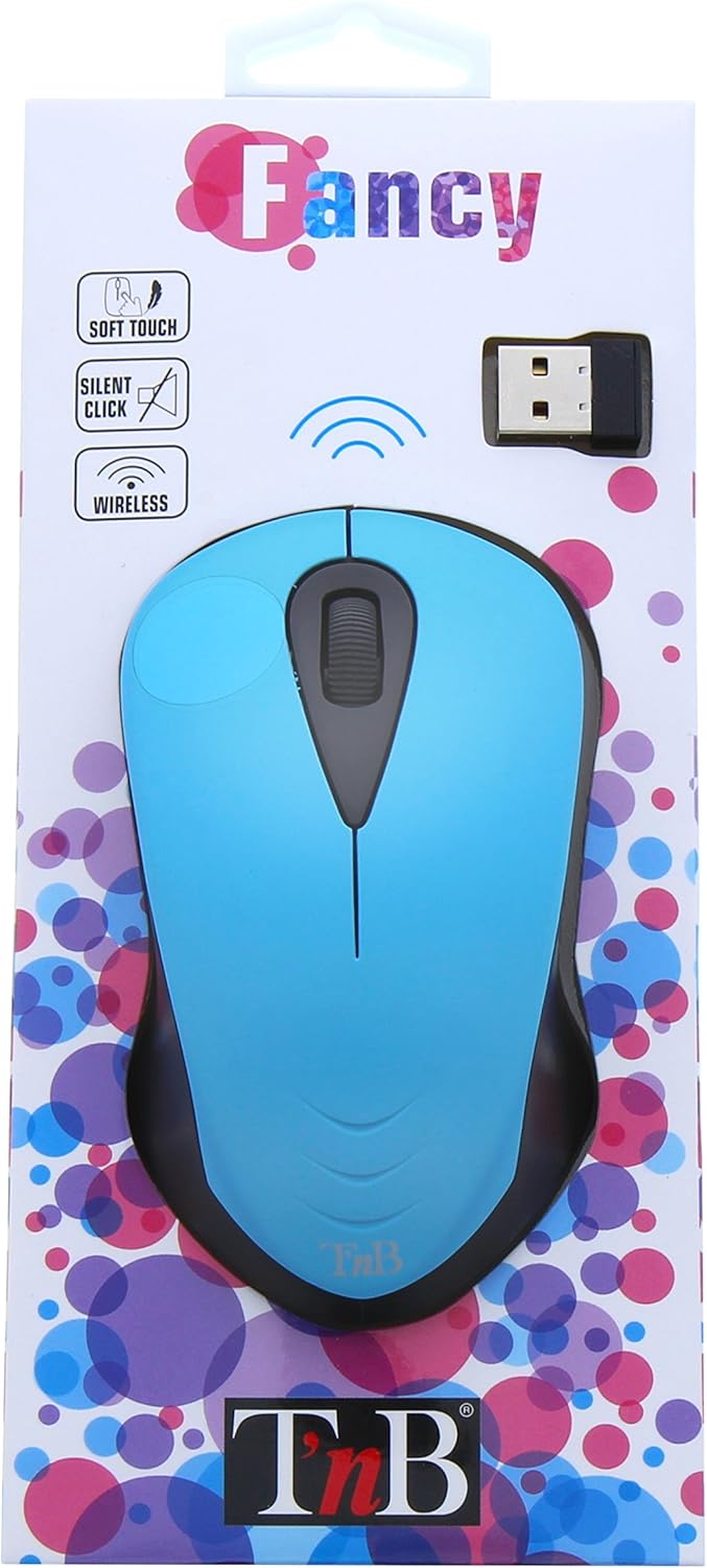 T'nB Fancy - Ratón de Ordenador inalámbrico, Color Azul Azul : Amazon ...