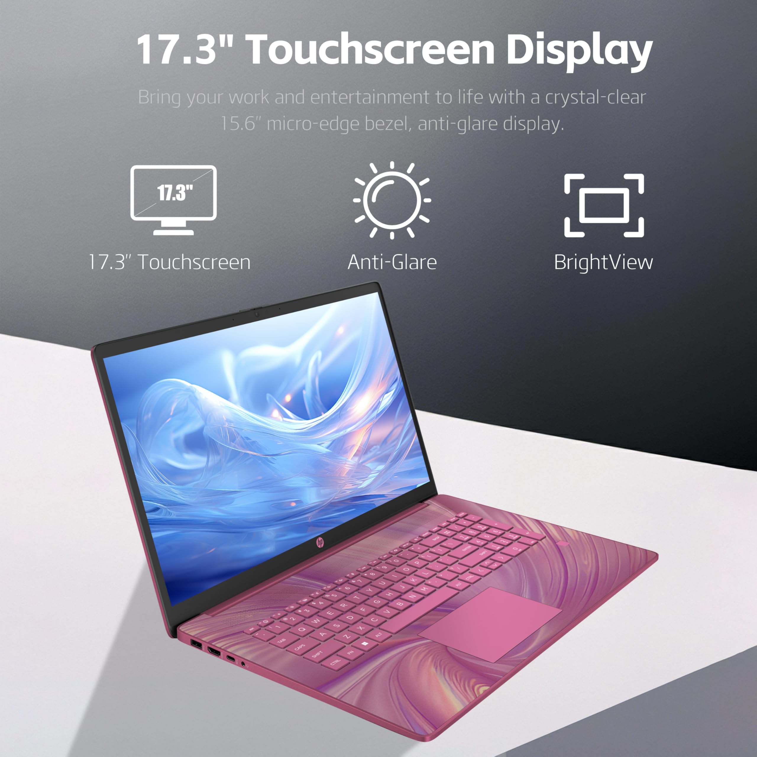 Snapklik.com : HP 17 Laptop, Intel Celeron N4120 Processor, 17.3 HD+ ...