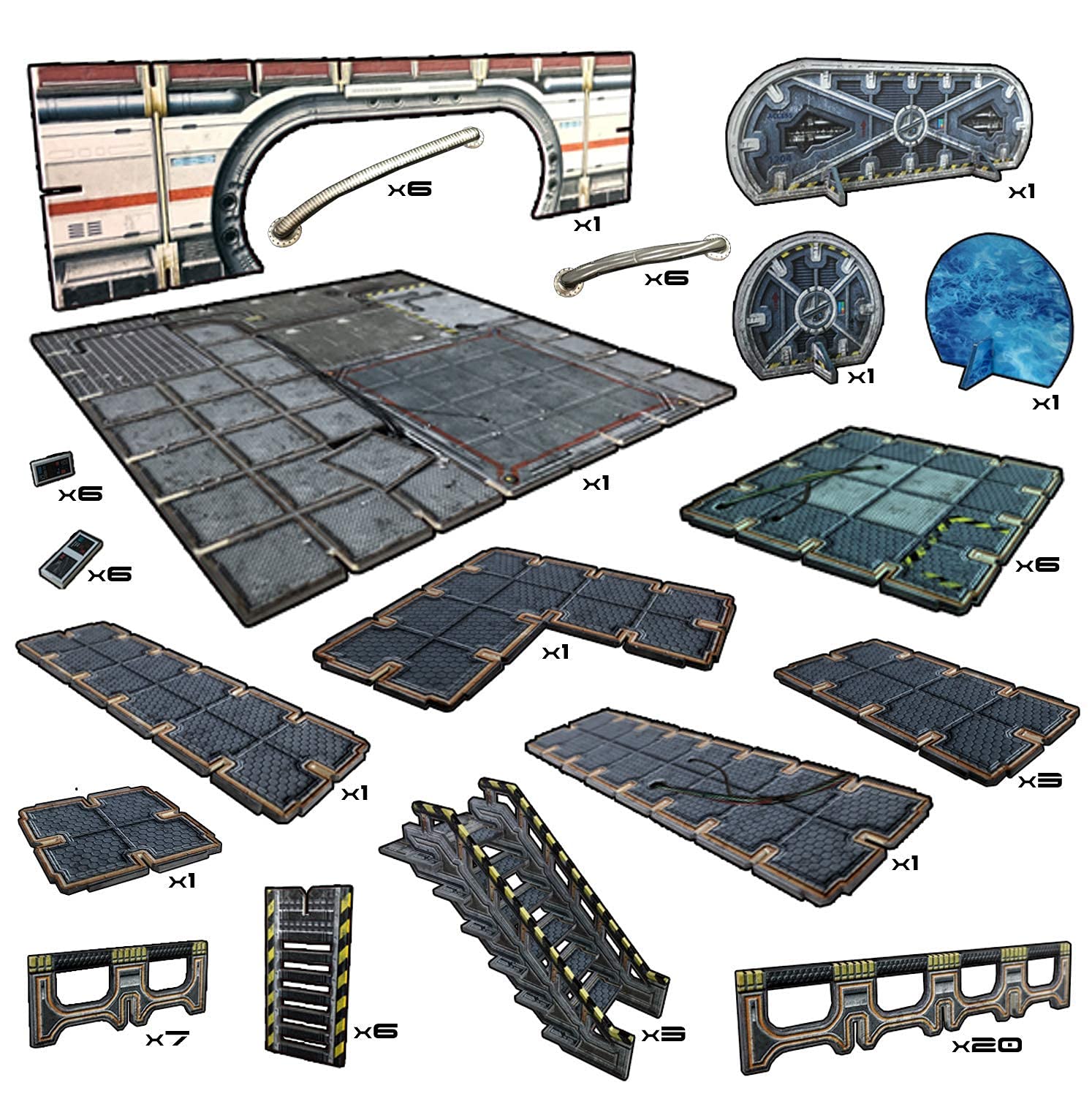 Buy Battle Systems Sci-Fi Terrain - 28mm Modular 3D Space Terrain ...