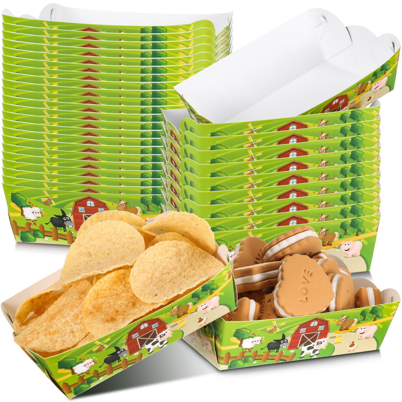 Snapklik.com : 48 Packs Farm Animal Party Favors Set Farmhouse Animal ...