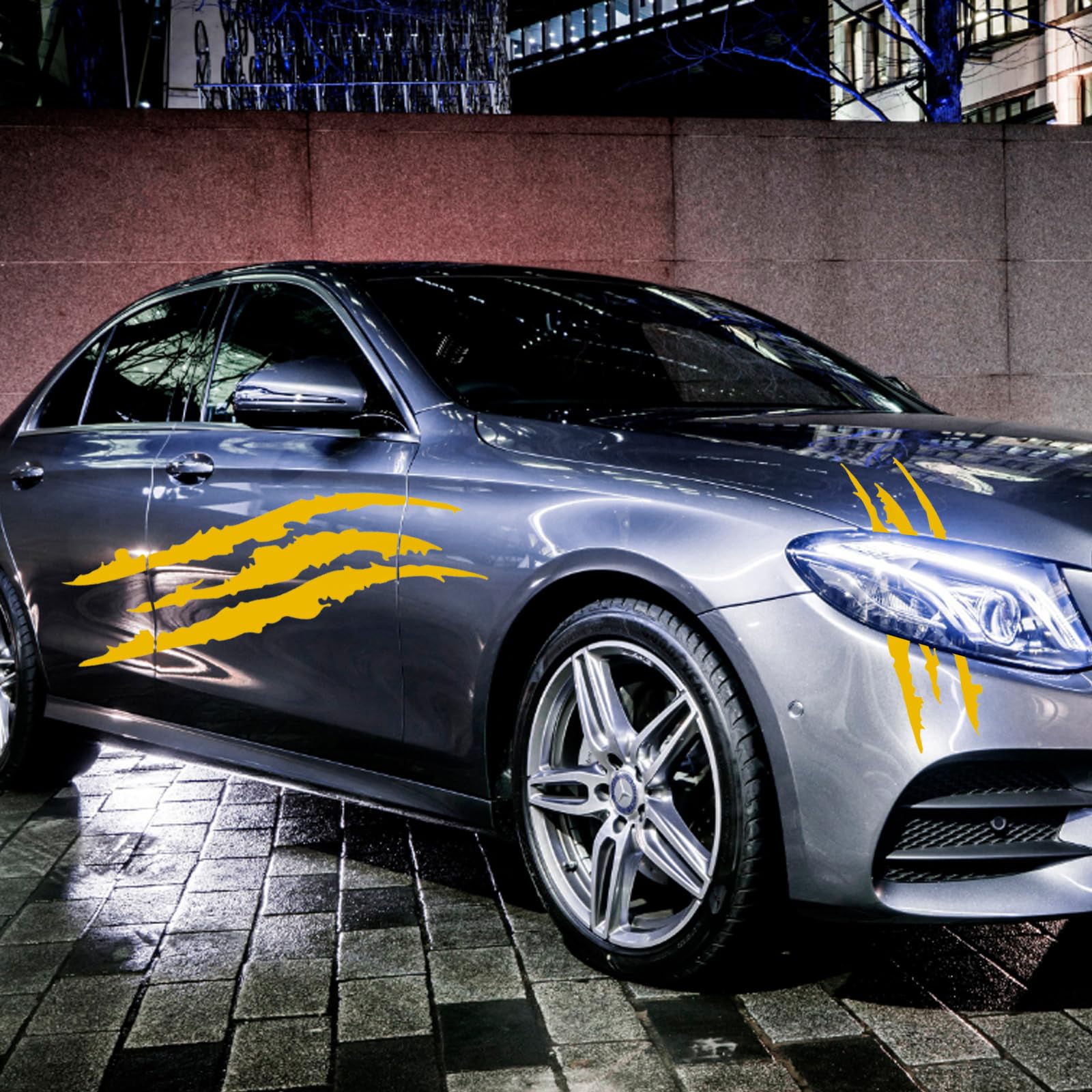 Snapklik.com : 1 Full Set Monster Claw Sticker For Car Hood Decal 1 Set ...