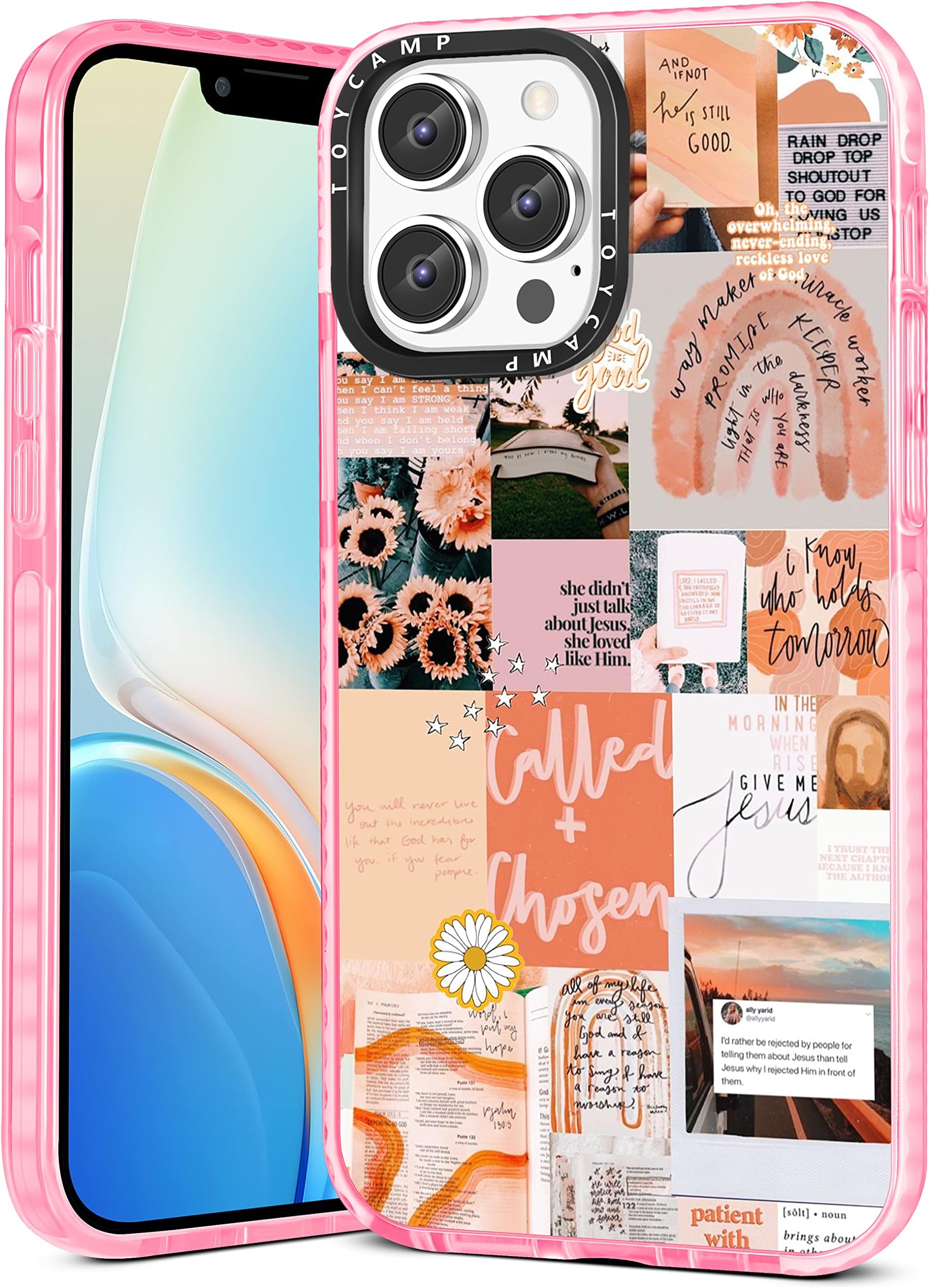 Amazon.com: Toycamp for iPhone 13 Pro Case, Cute Funny Vintage Collage ...