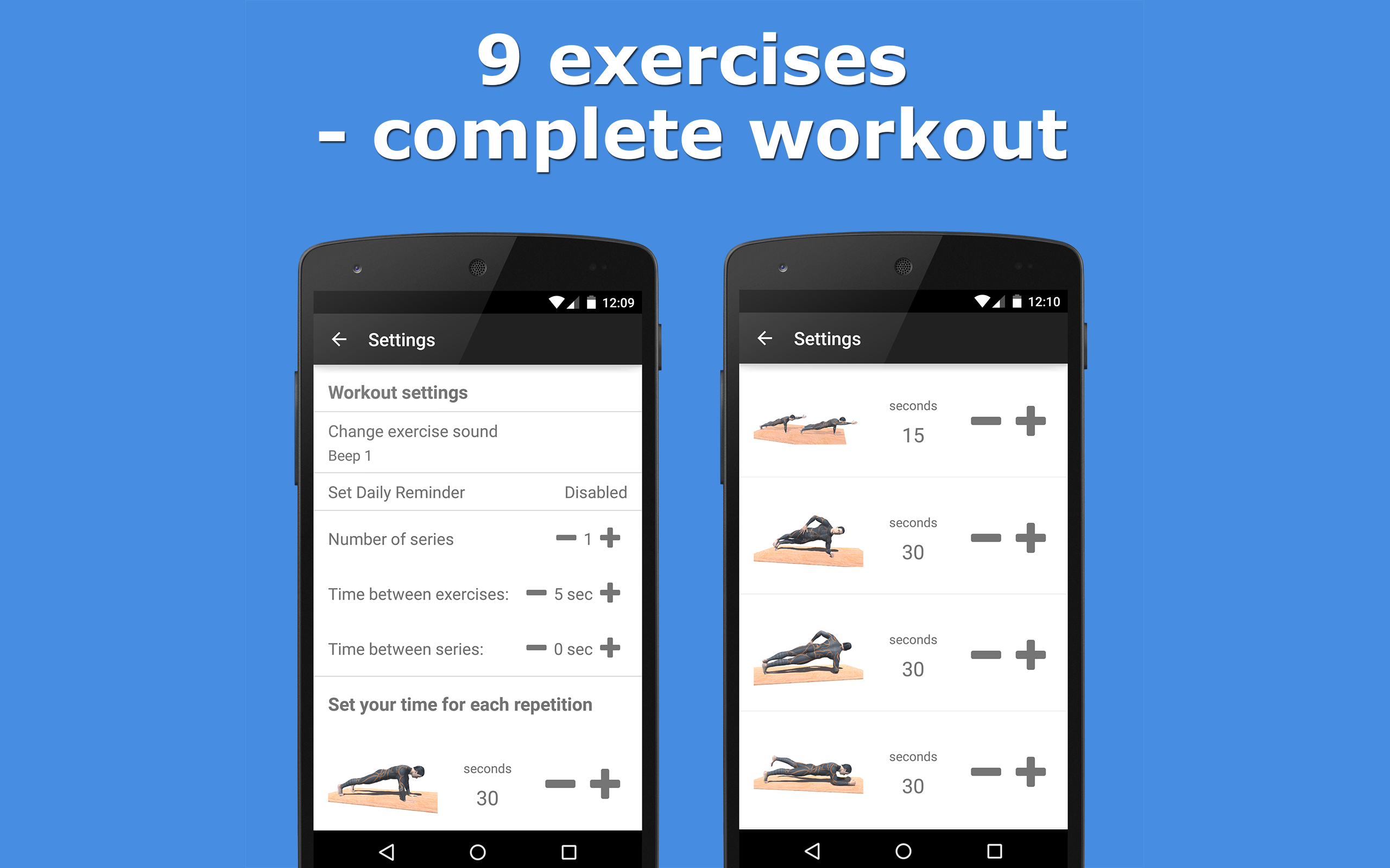5 Minute Super Plank Workout - App on the Amazon Appstore