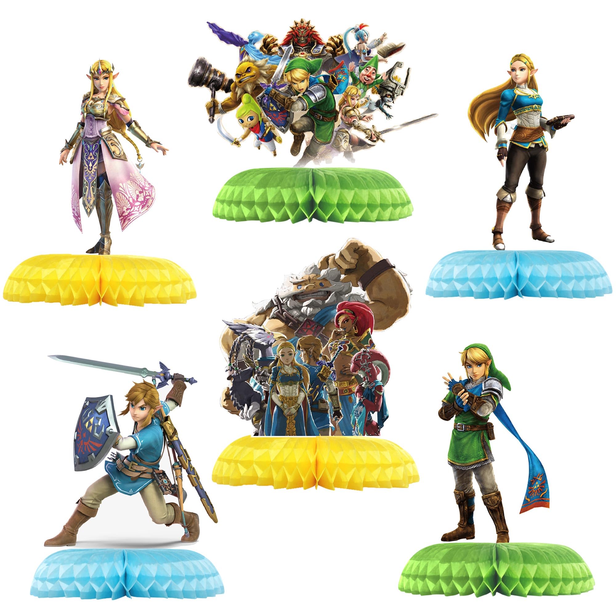 Amazon.com: JIUJHO Legend Game Birthday Party Supplies, 6Pcs Link Theme ...