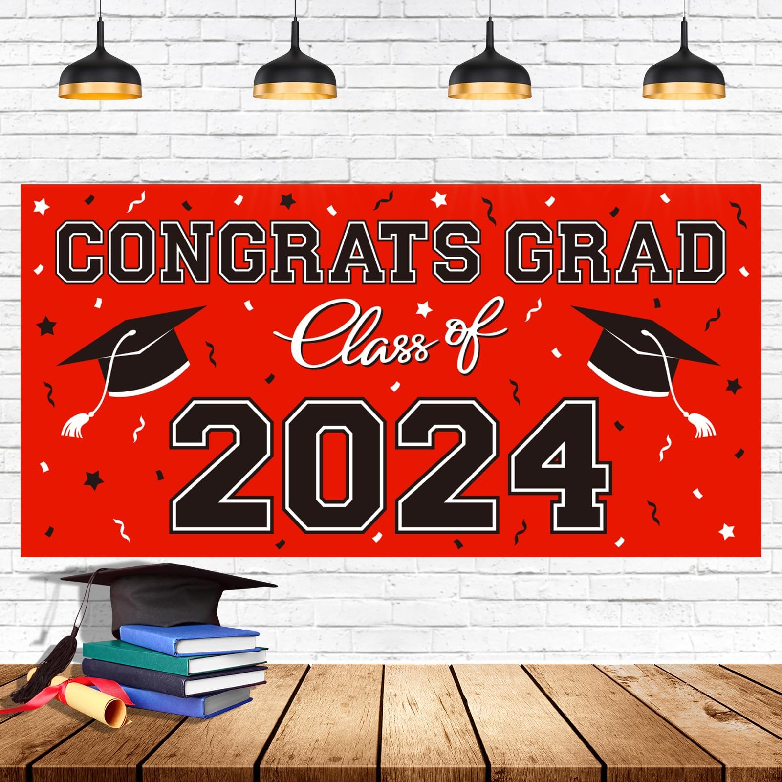 Amazon.com : Avezano Graduation Backdrop Congrats Grad Graduation Party ...