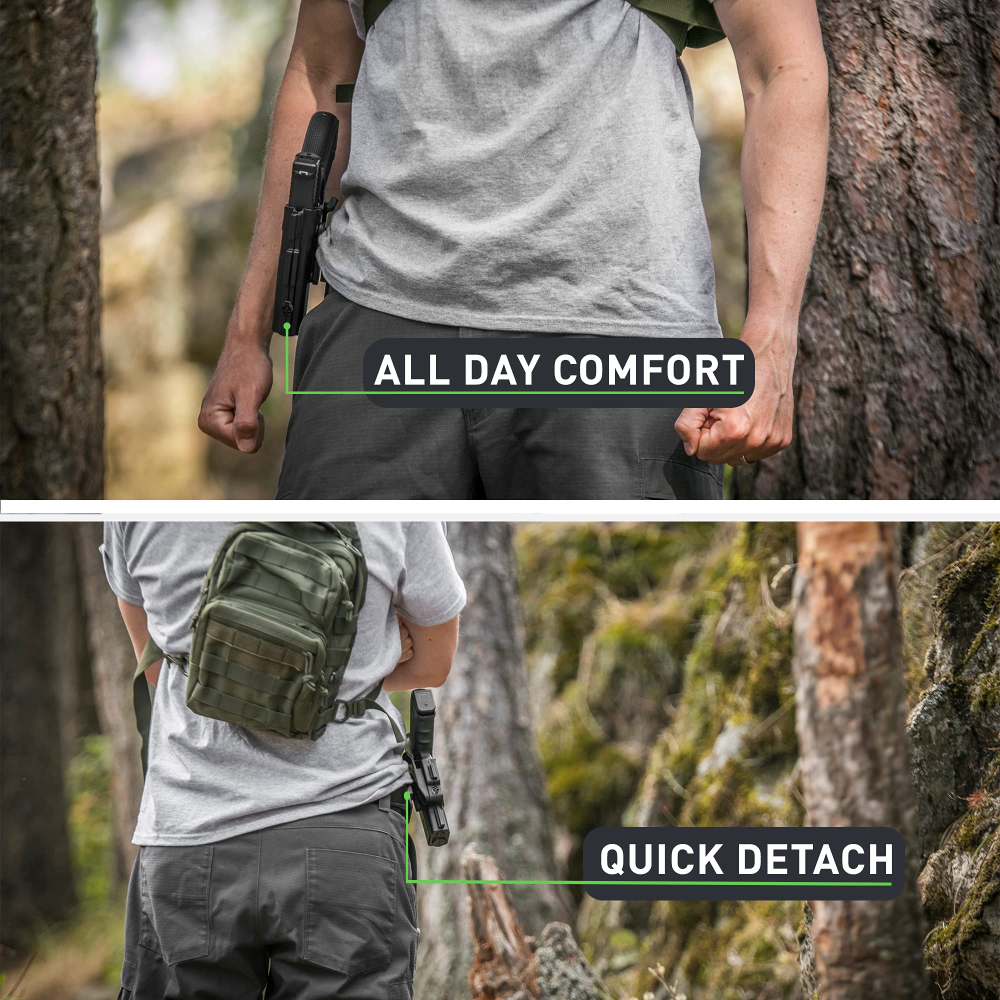 OWB Paddle Holster by Alien Gear - Custom Fit to Your Gun with Over 60 ...