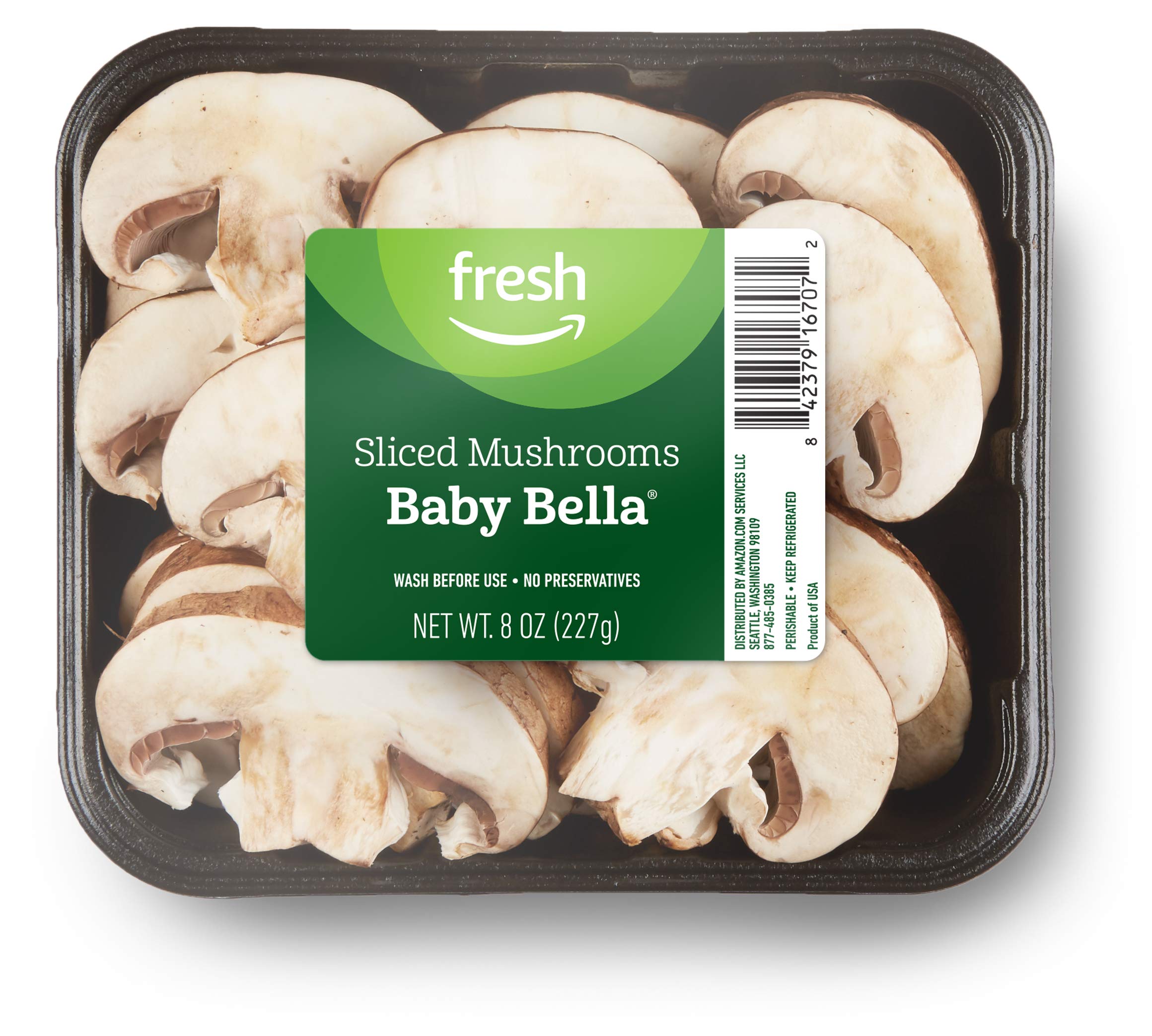 Packaged Sliced Mushrooms