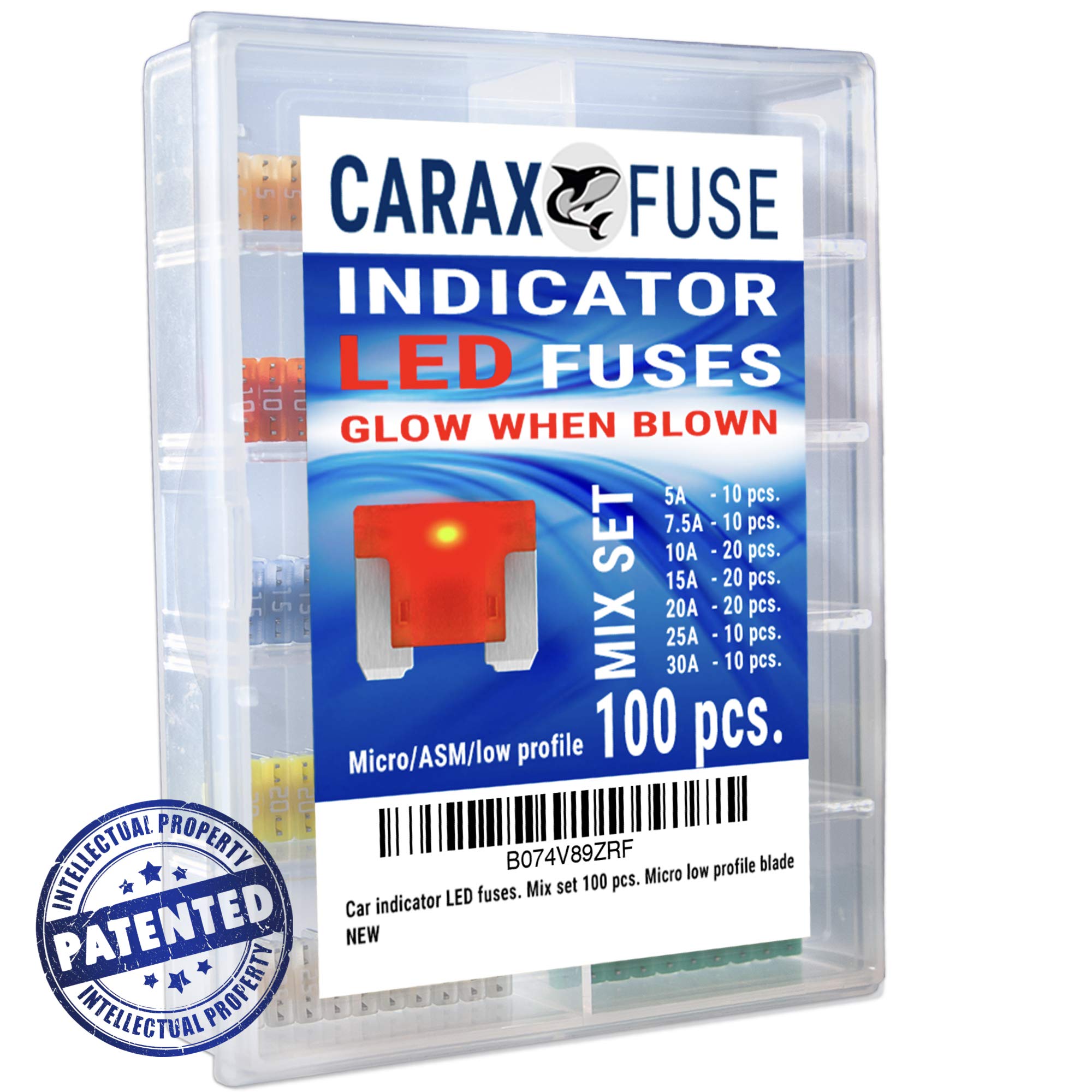 Buy Glow Fuse – Premium Fuse Low Profile Mini Micro Blade ATT/LP-Mini ...
