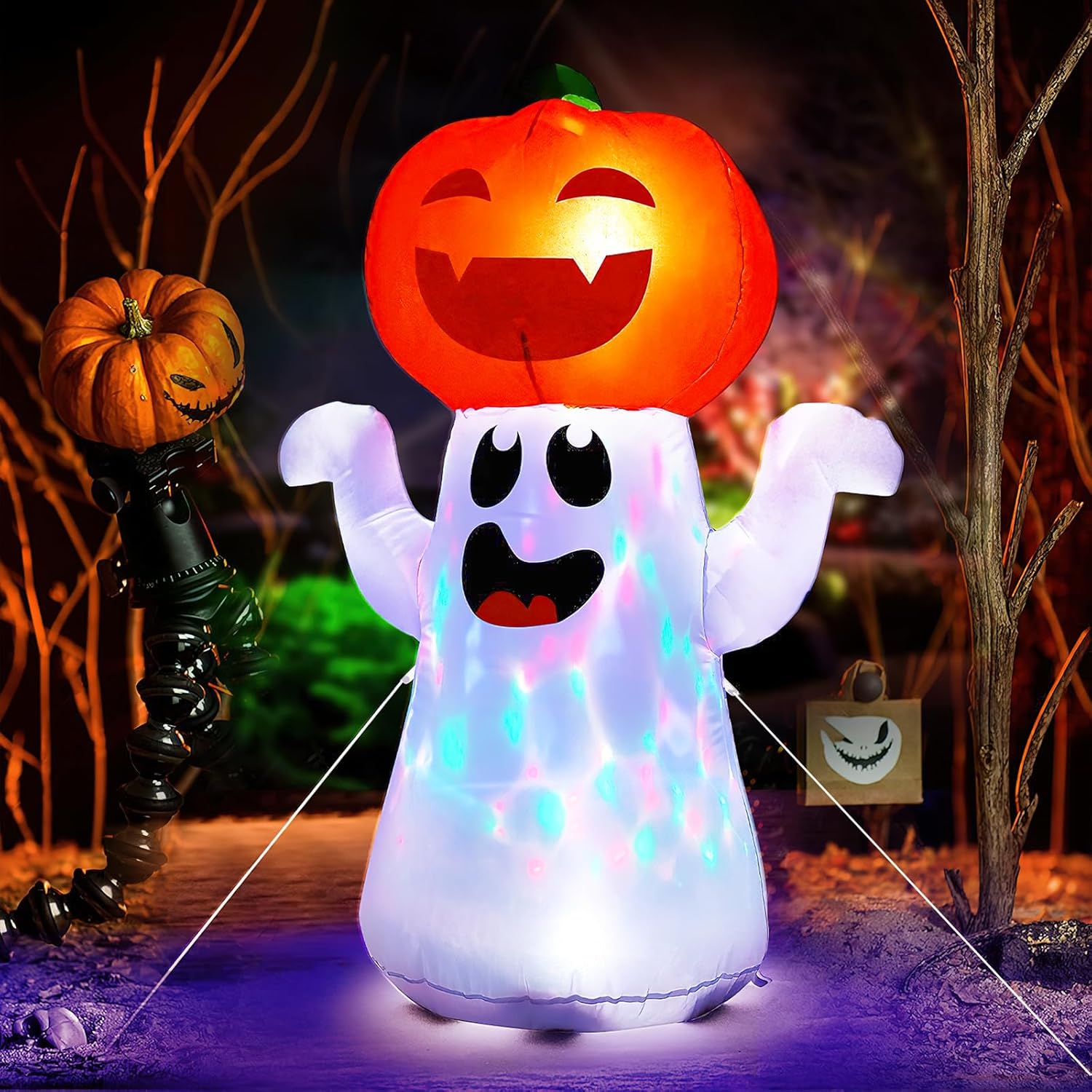 SHANDABULIU Inflable Halloween, Inflables Halloween Exterior, Halloween ...