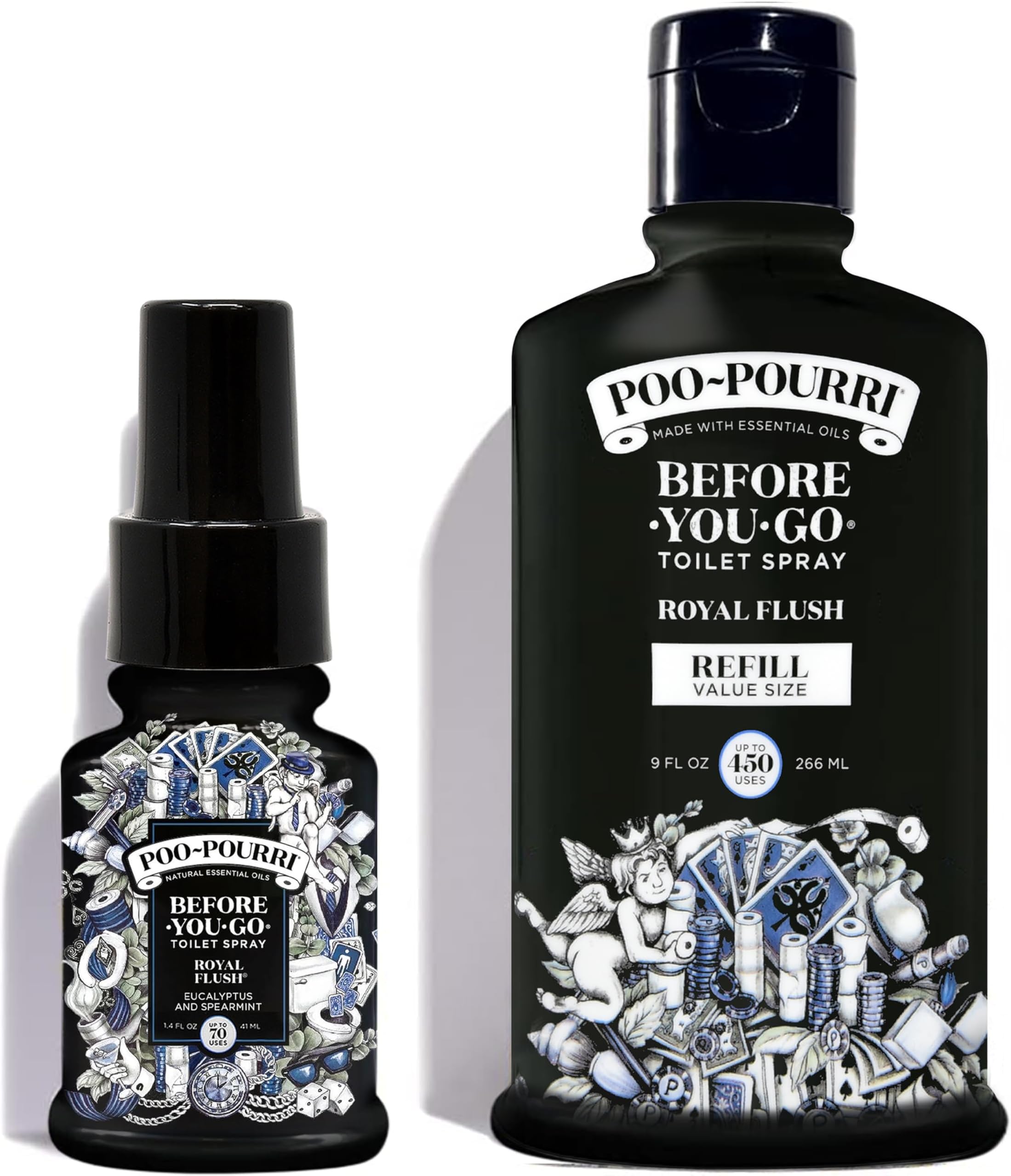 Amazon.com: Poo-Pourri Before-You-Go Toilet Spray, Royal Flush, Refill ...