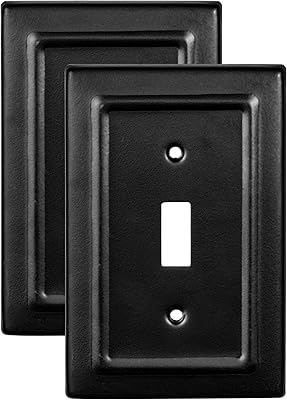 Modern Edge Switch Plate Wall Plate Outlet Cover, Durable Solid Zinc ...