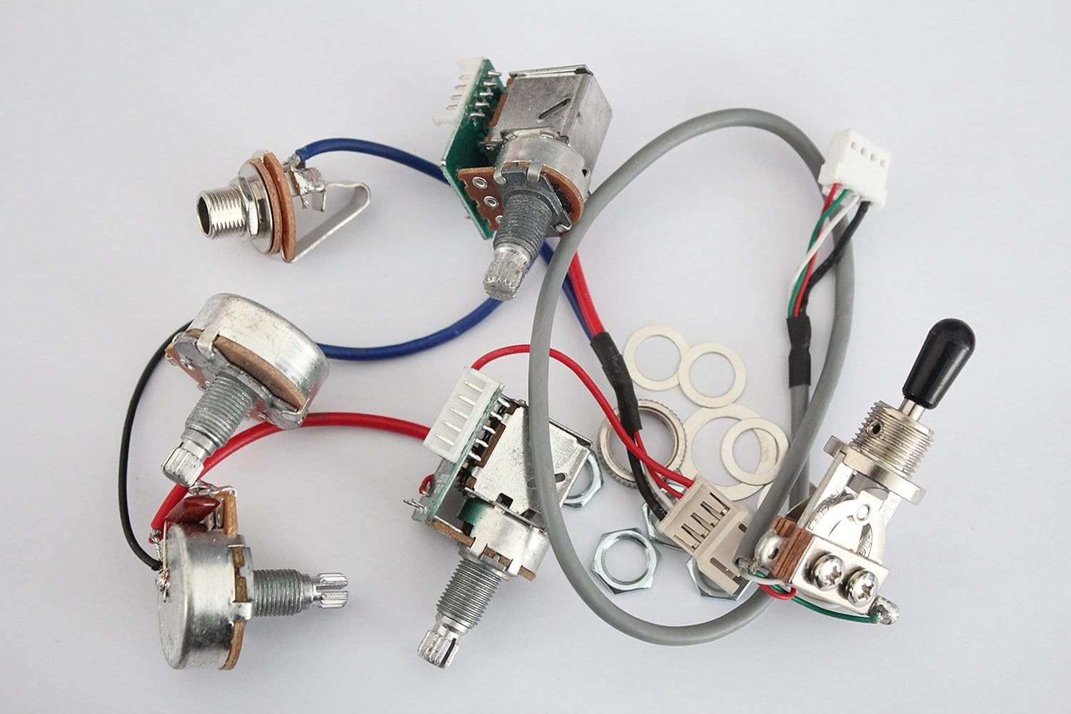 Amazon.com: Pro Wiring Harness Pots/w 3 Way Switches with push pull ...