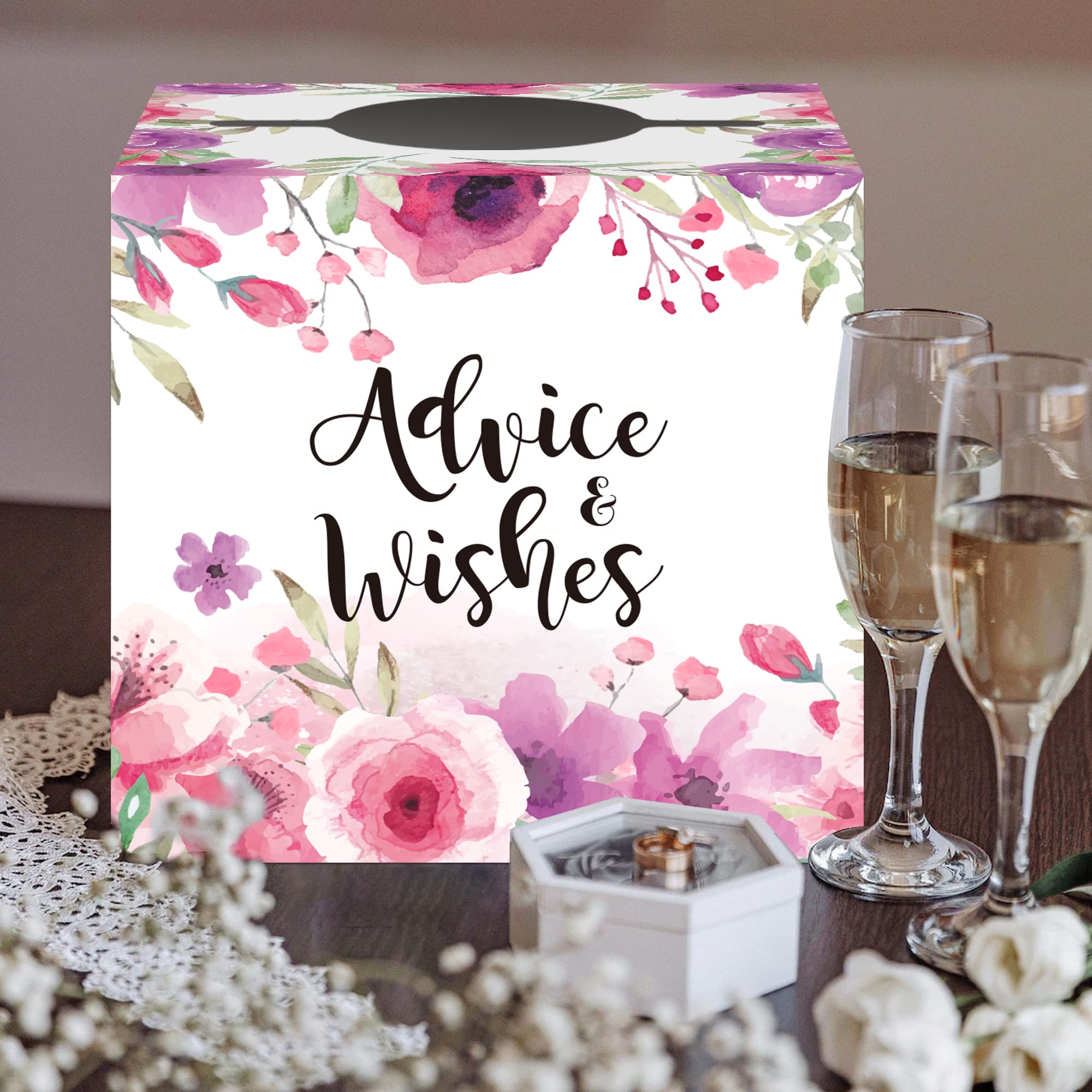 Wine And Pearl Themed Wedding Card Boxes Luxury Boxed Wedding Card