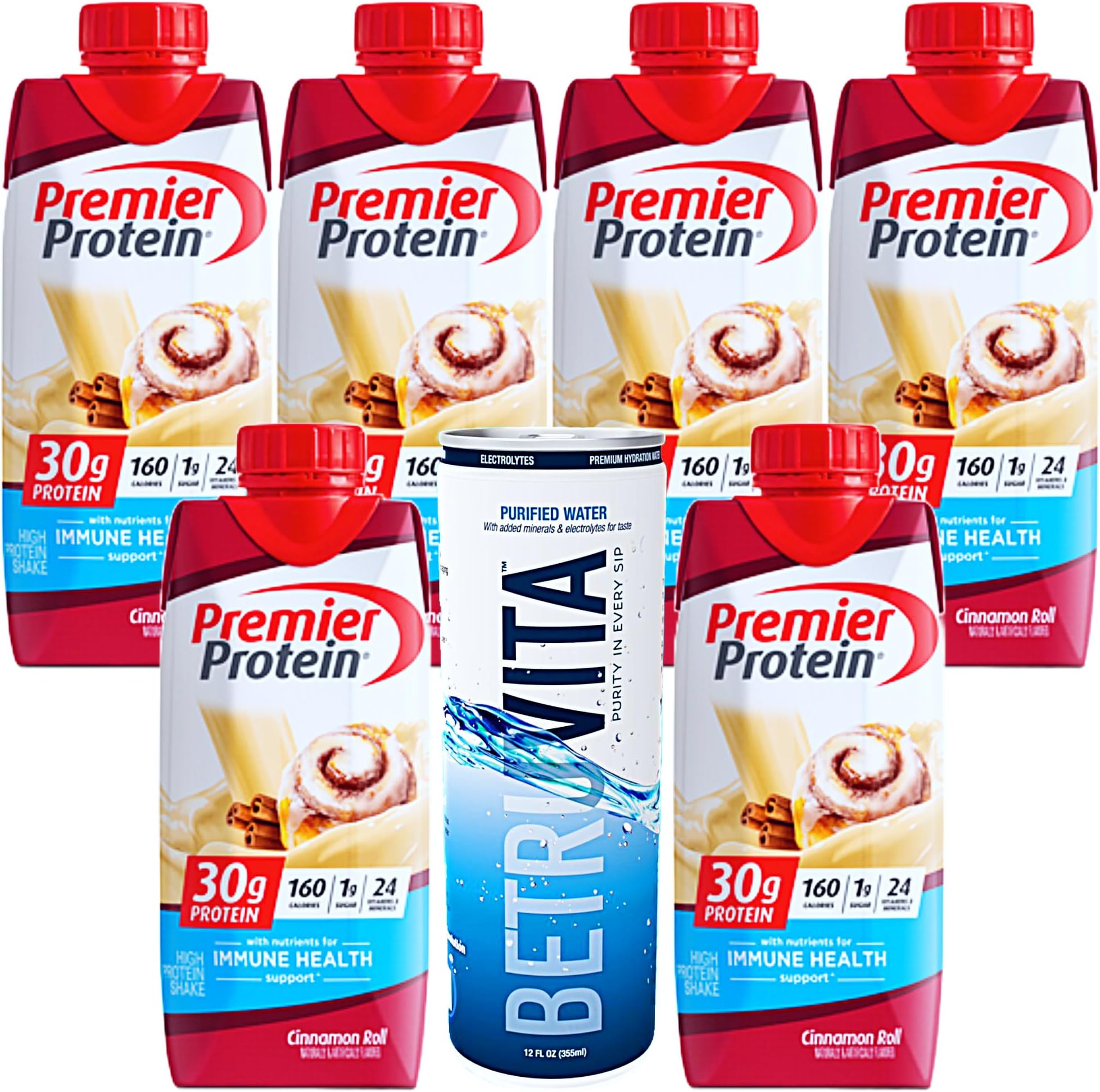 Amazon.com: Protein Shakes | Premier Multi Pack of Cinnamon Roll ...