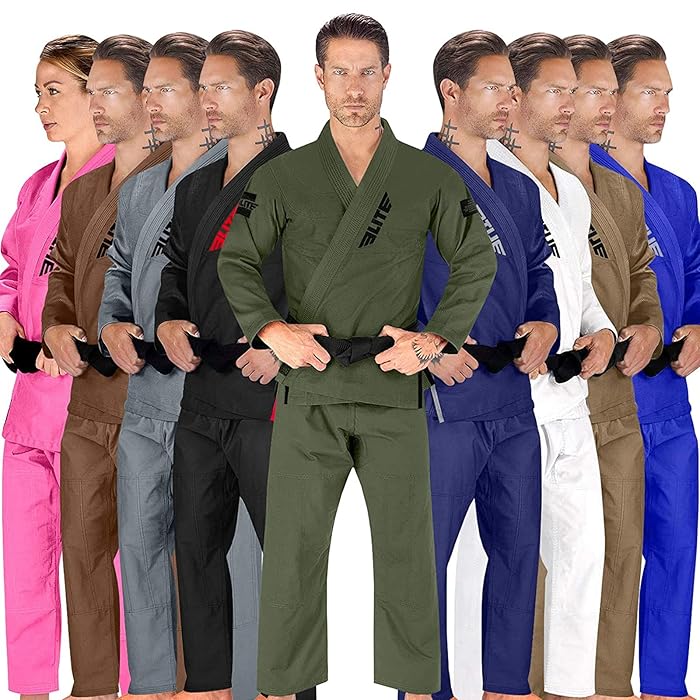 Buy BJJ GI for Men IBJJF Kimono BJJ Jiu Jitsu GI W/Preshrunk Fabric ...
