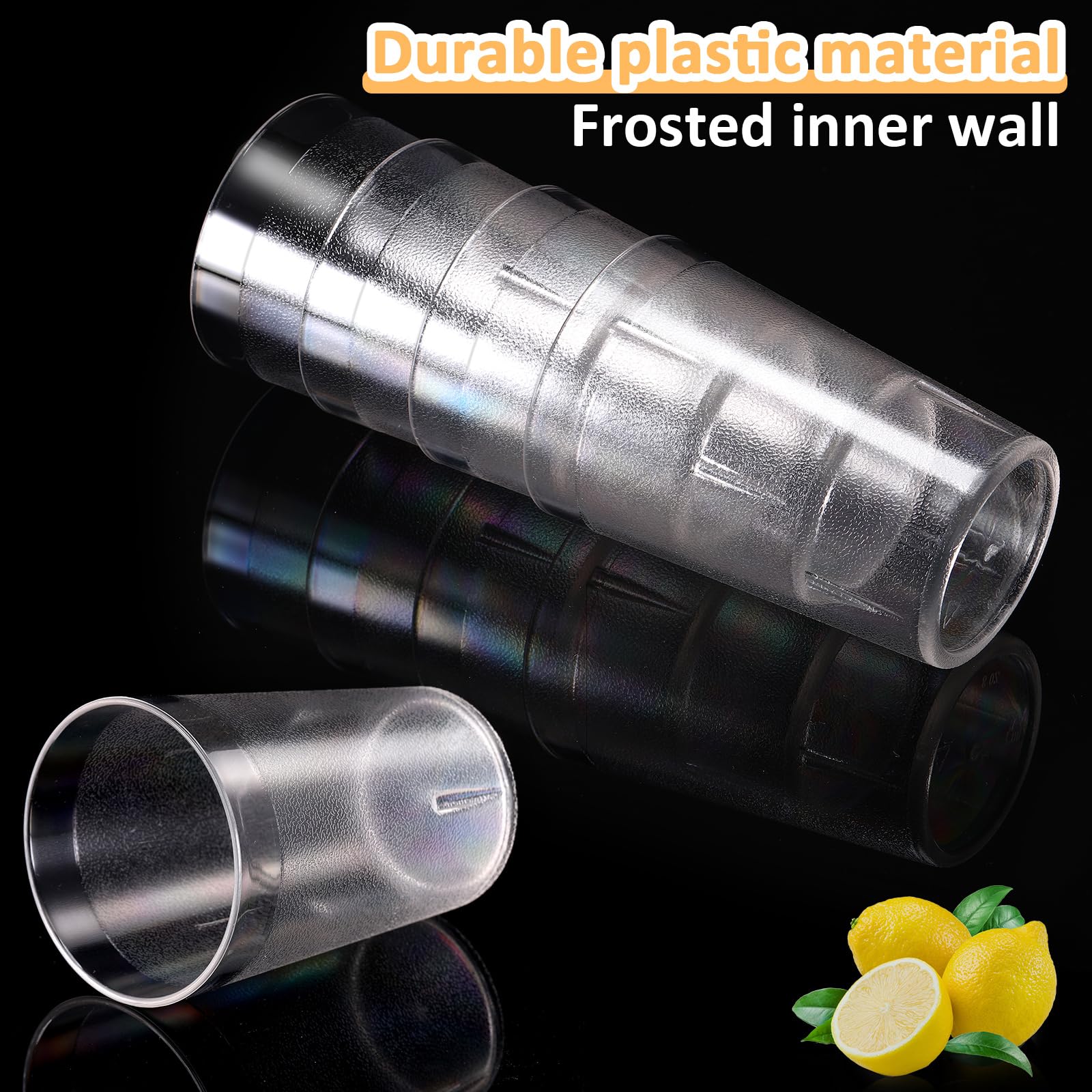 Snapklik.com : Meanplan Restaurant Grade 8 Oz Plastic Cup Break ...