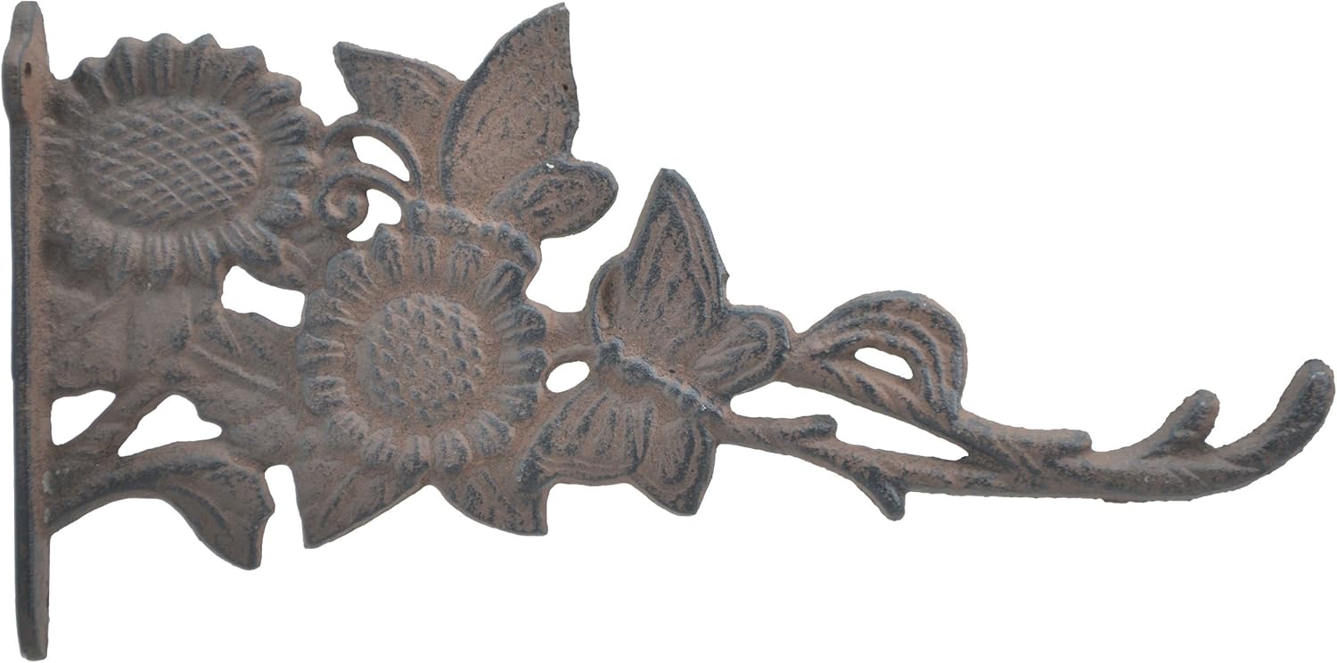 Amazon.com: FLAG EMOTES Butterflies & Sunflowers Decorative Brown Cast ...