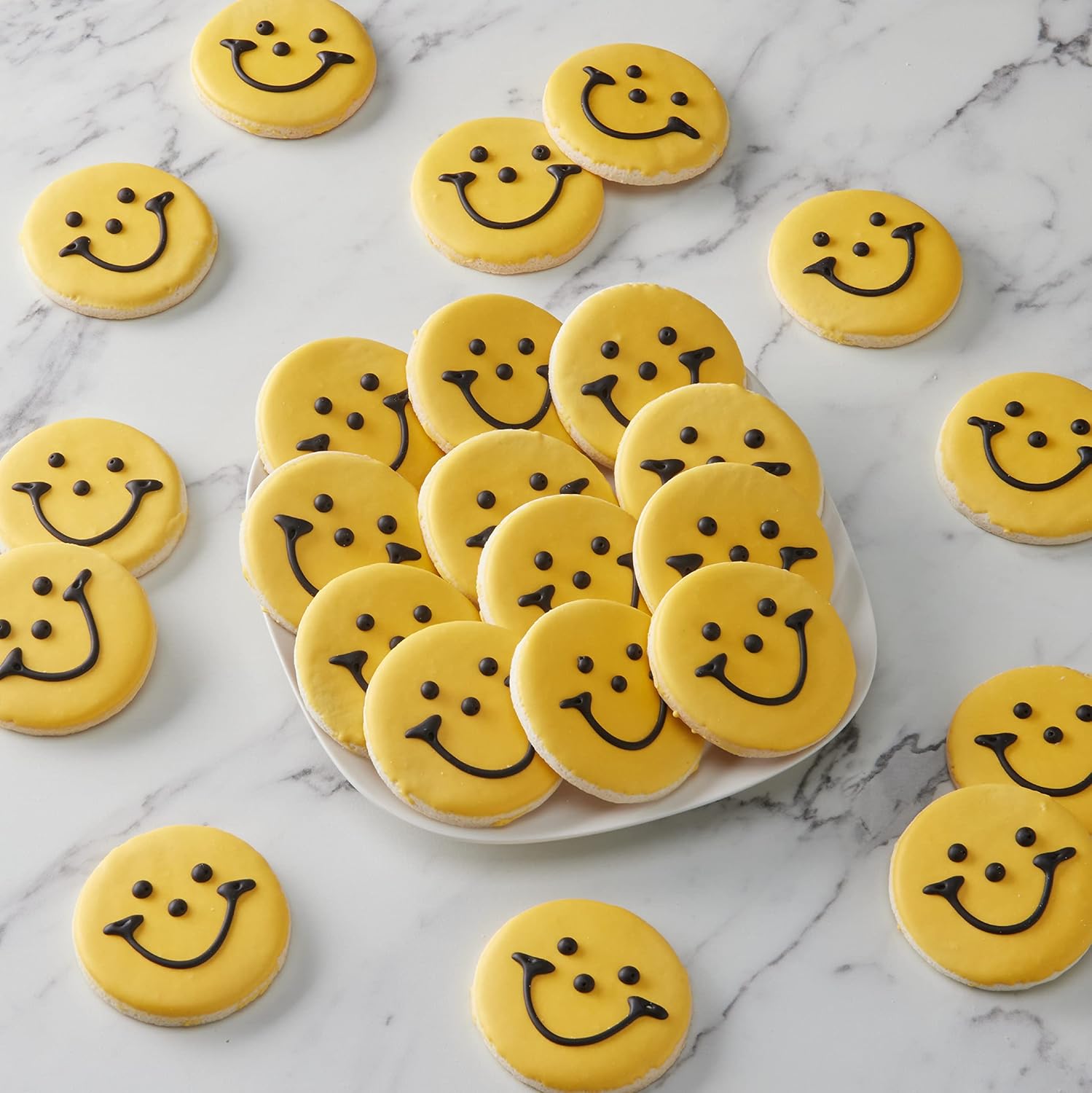 50-Pack Nut-Free Black & Gold Smiley Face Mini Philippines | Ubuy