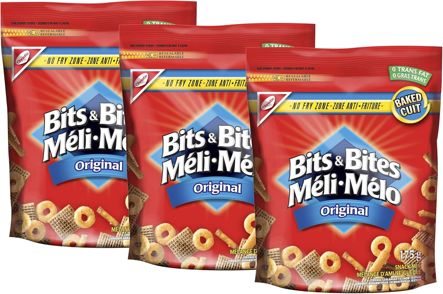 Bits & Bites Original Snack Mix, 175g (Pack of 3) : Amazon.ca: Grocery ...