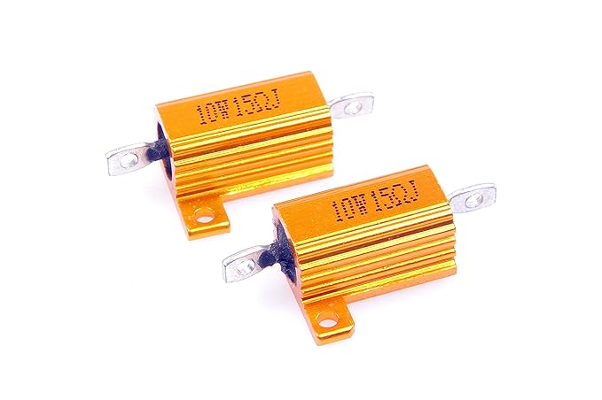 LM YN 10 Watt 15 Ohm 5% Wirewound Resistor Electronic Aluminium Shell ...